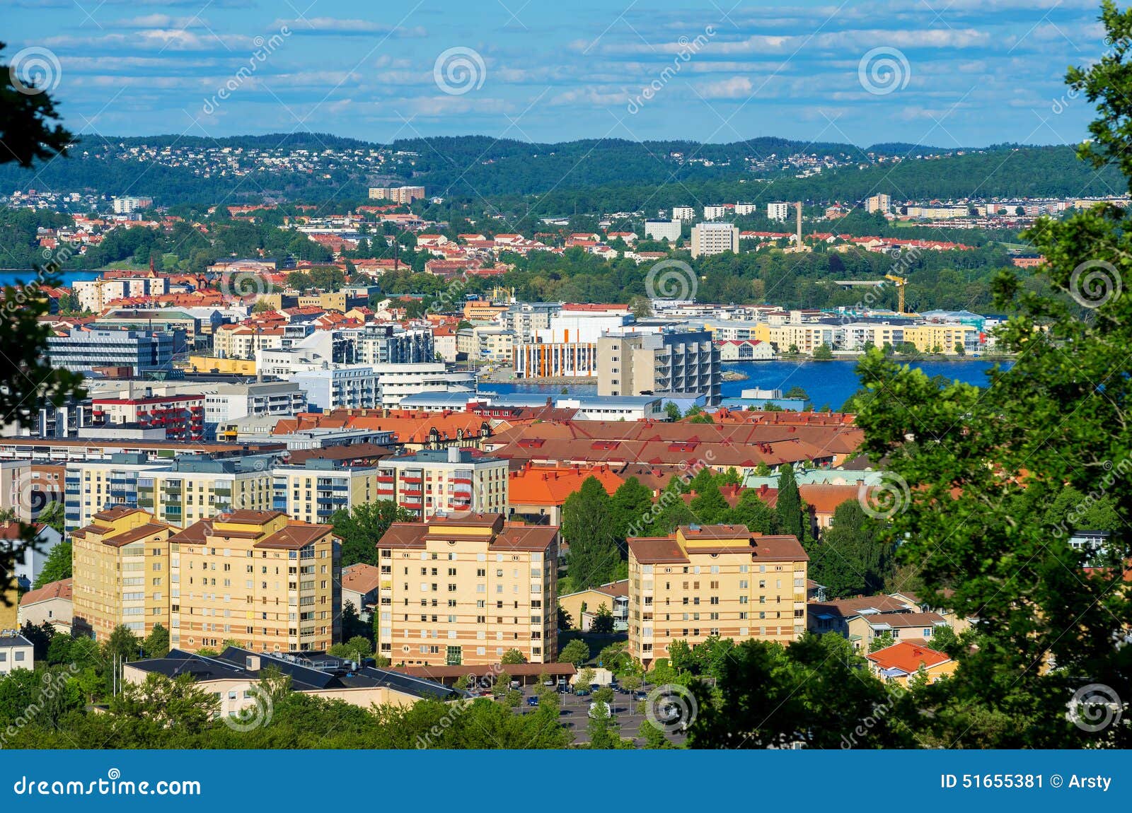 Jonkoping. Sweden stock image. Image of swedish, roof - 51655381