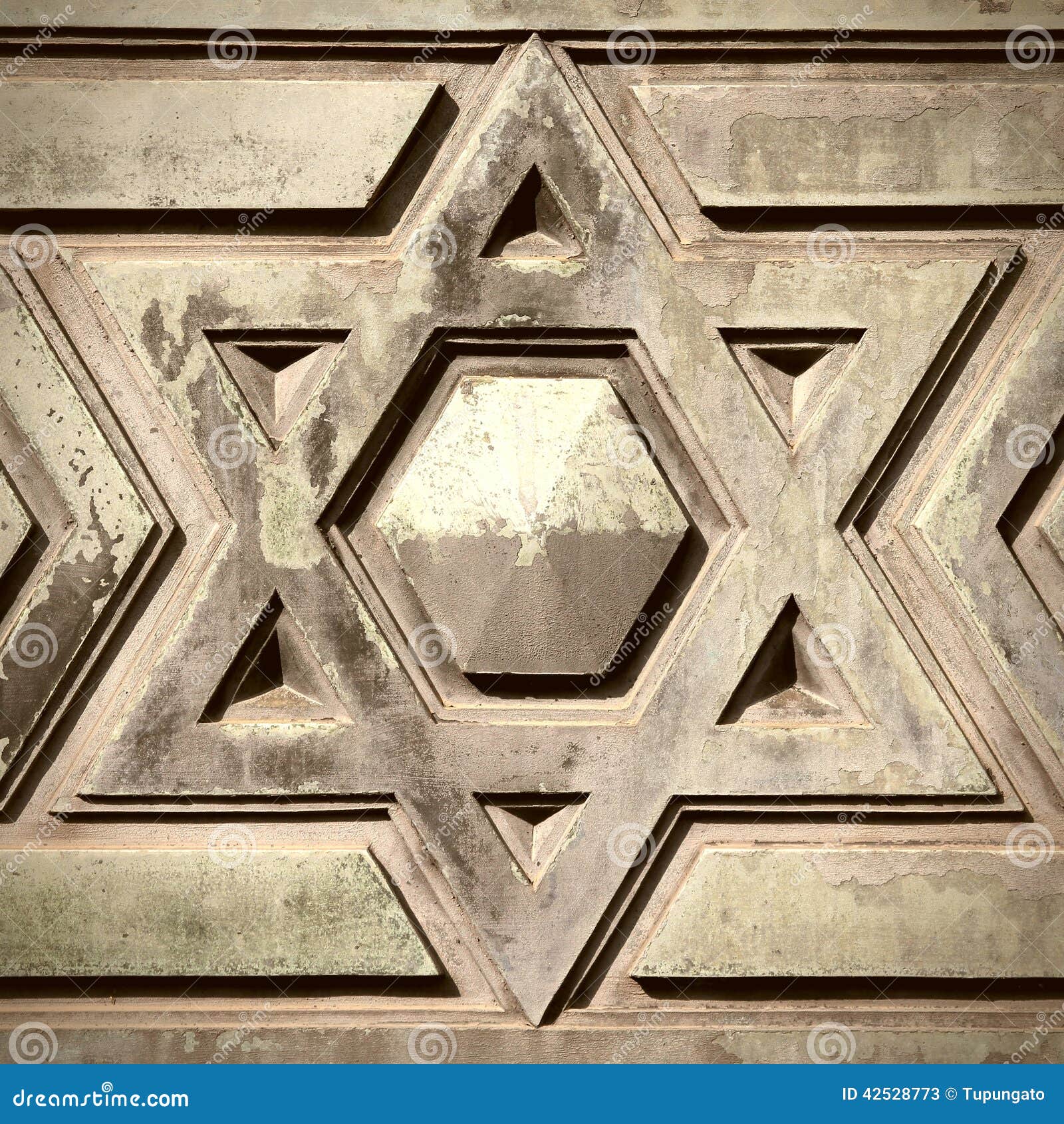 Joods symbool stock afbeelding. Image of gravure, david - 42528773