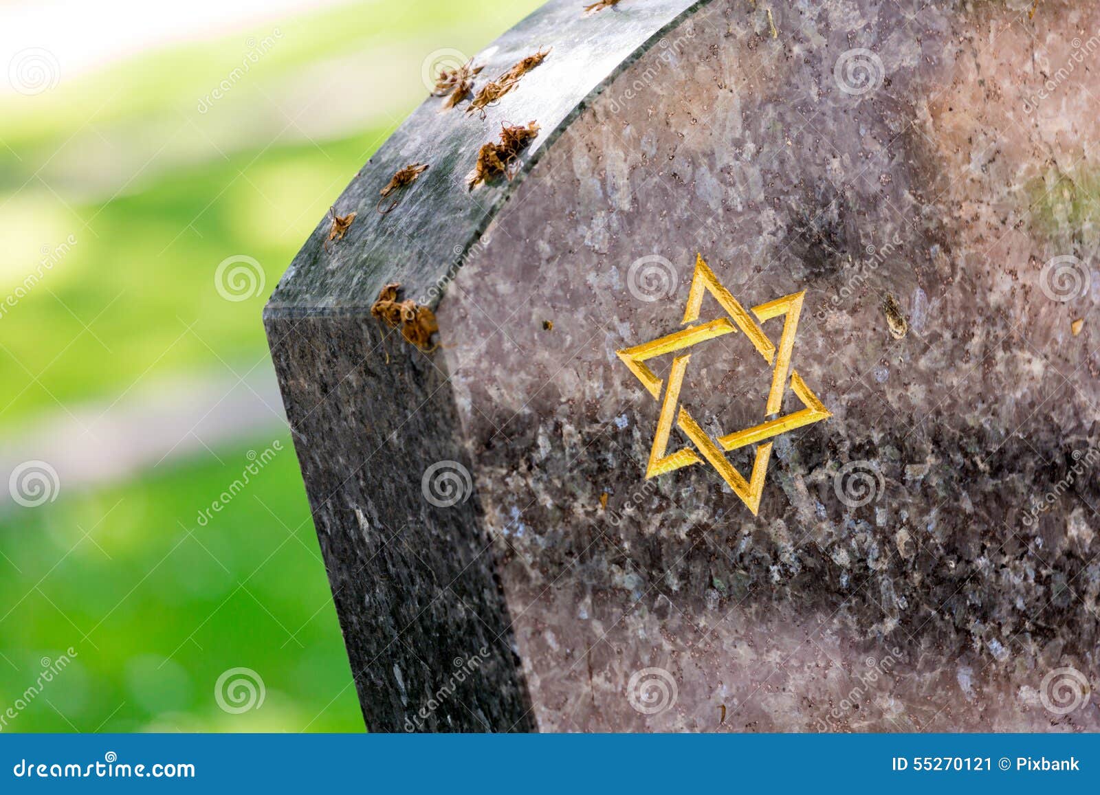 Joodse Begraafplaats: Jodenster Op De Grafsteen Redactionele Foto ...