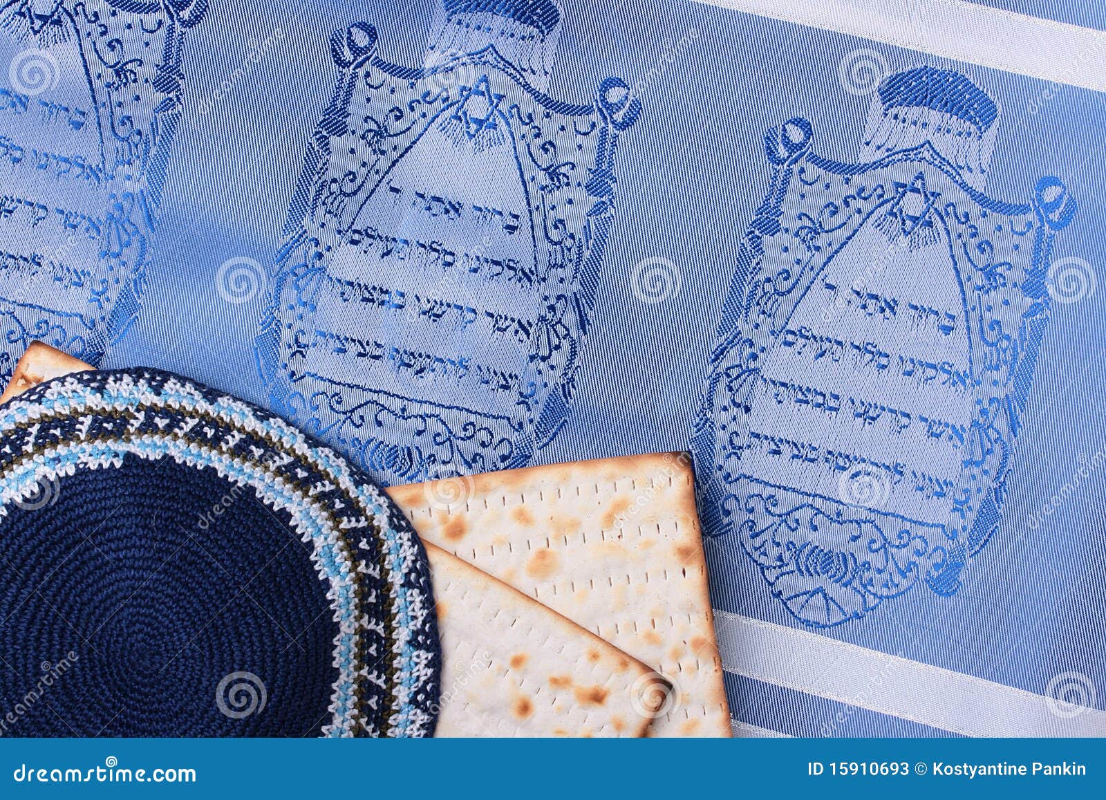 Joodse symbolen stock afbeelding. Image of brood, judaïsme - 15910693