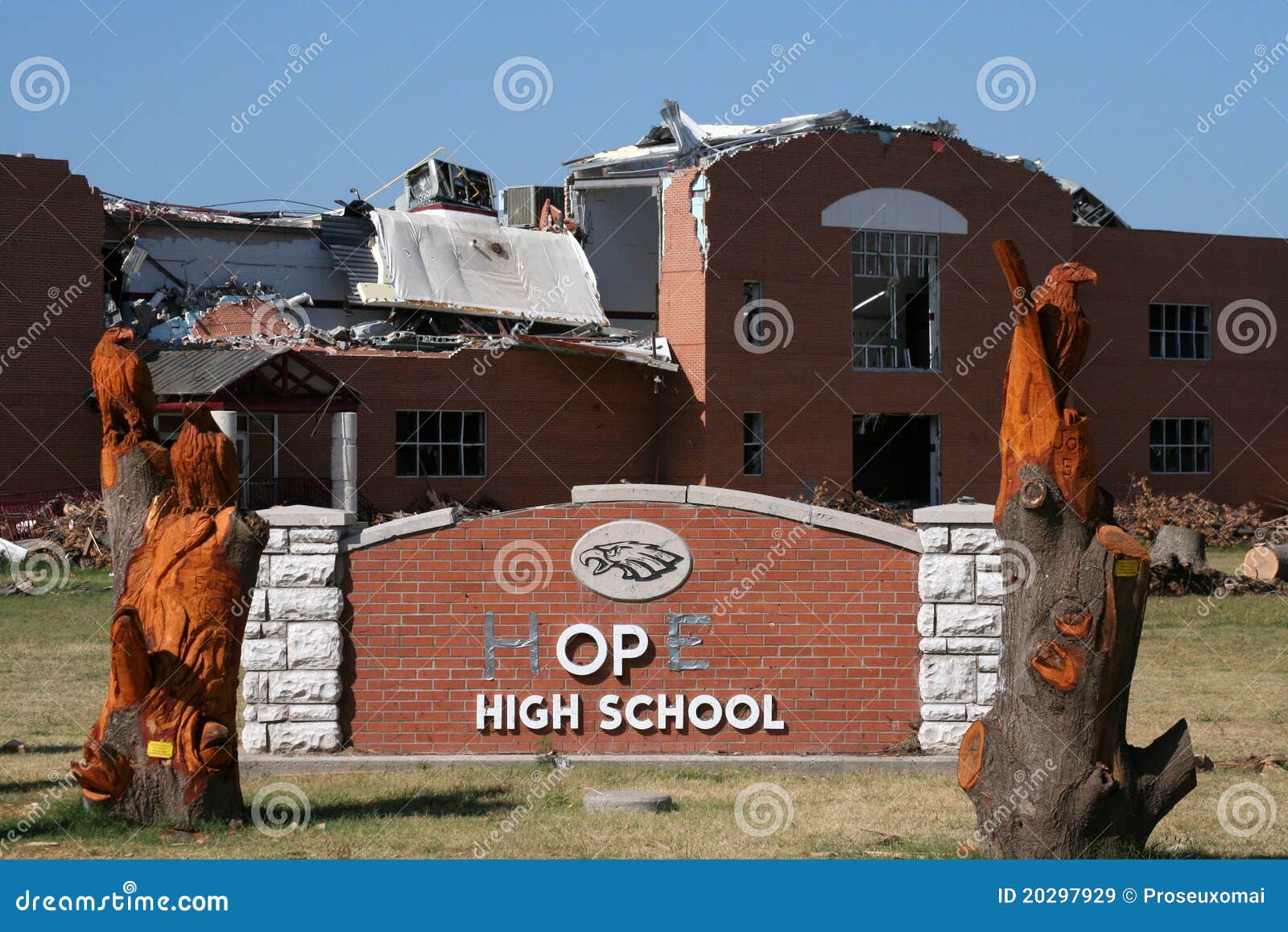Joplin School District Tornado Damage Editorial Image | CartoonDealer ...