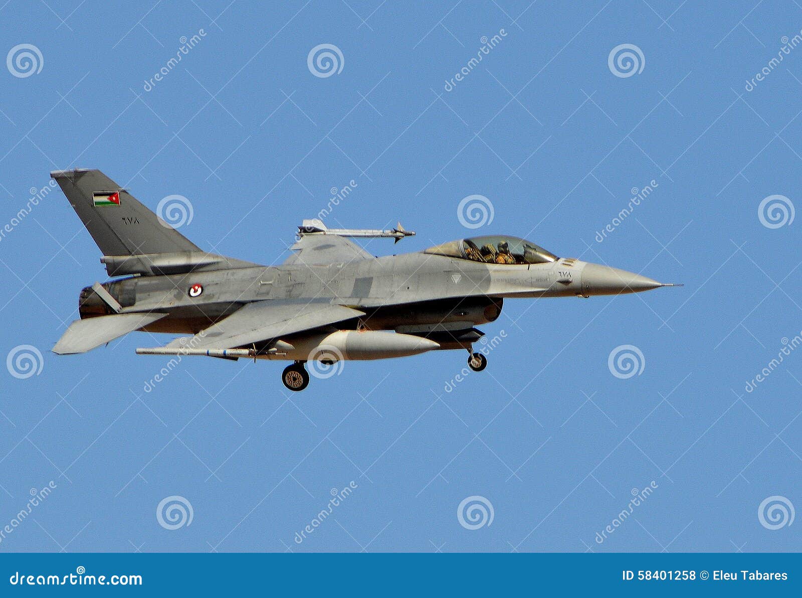 Jordan Air Force F-16 Fighting Falcon Editorial Stock Photo - Image of ...