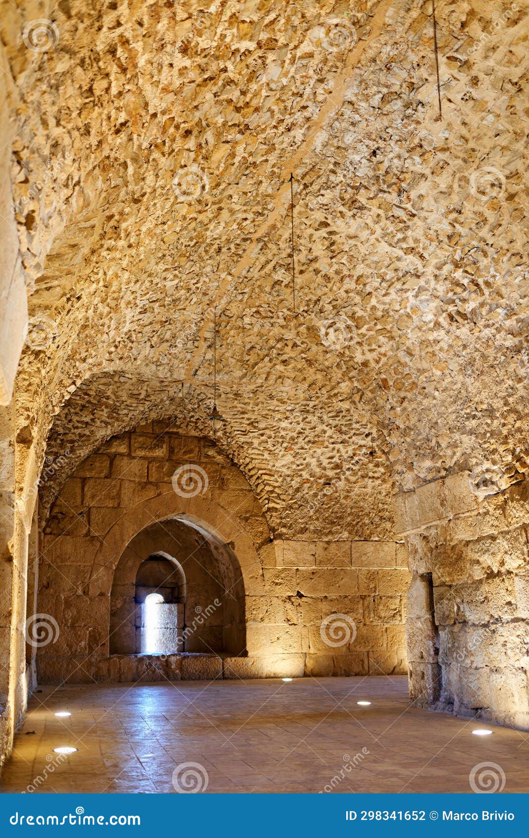 Ajloun Castle, Islamic Military Architecture, Jordan Royalty-Free Stock ...
