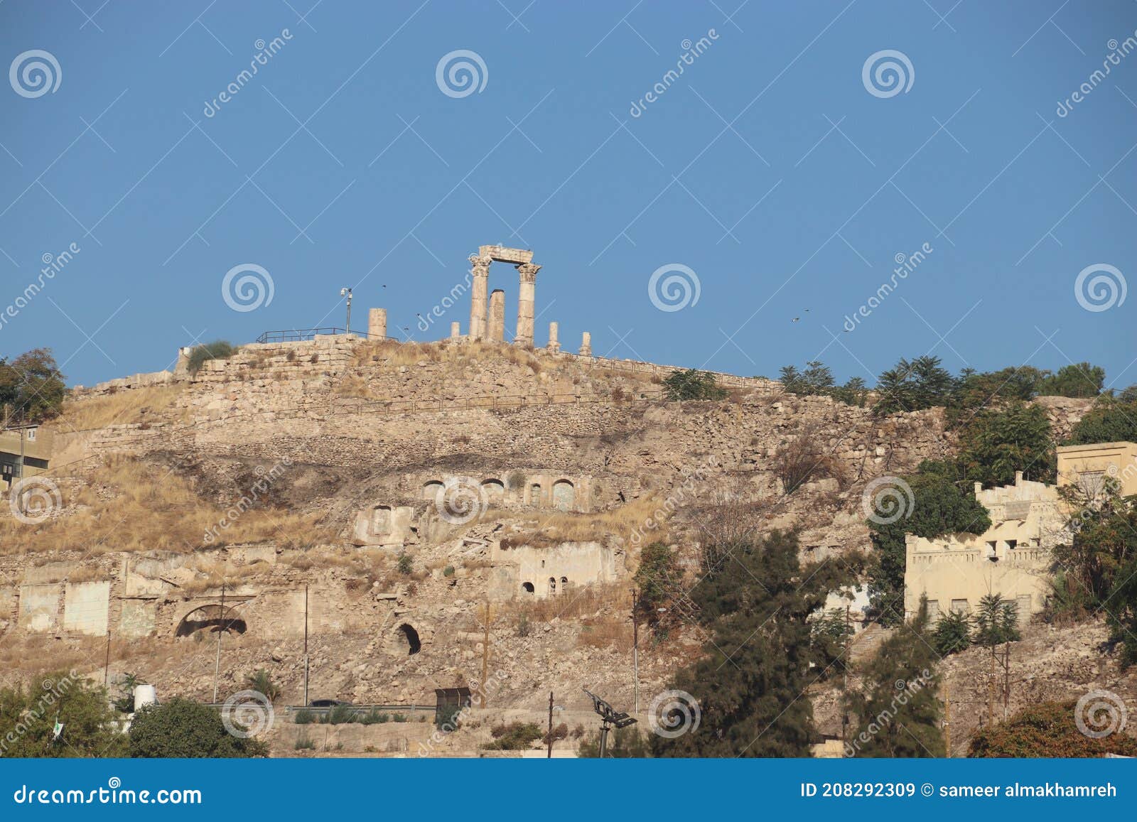 Jordan stock image. Image of building, fortification - 208292309