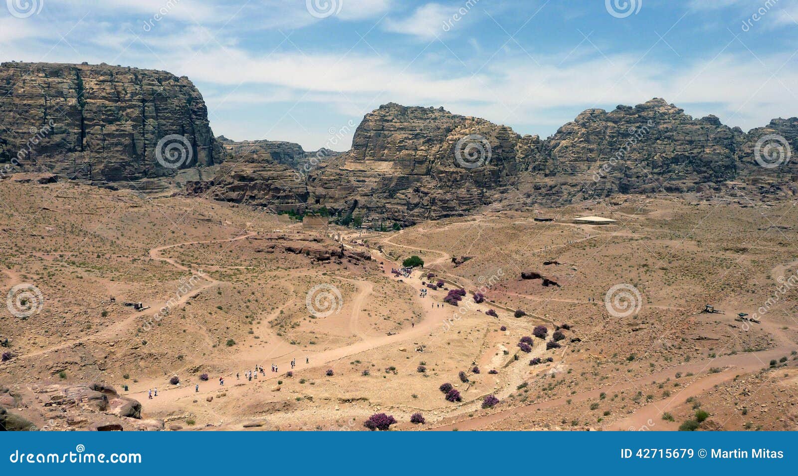 Jordan desert stock image. Image of view, road, landscape - 42715679