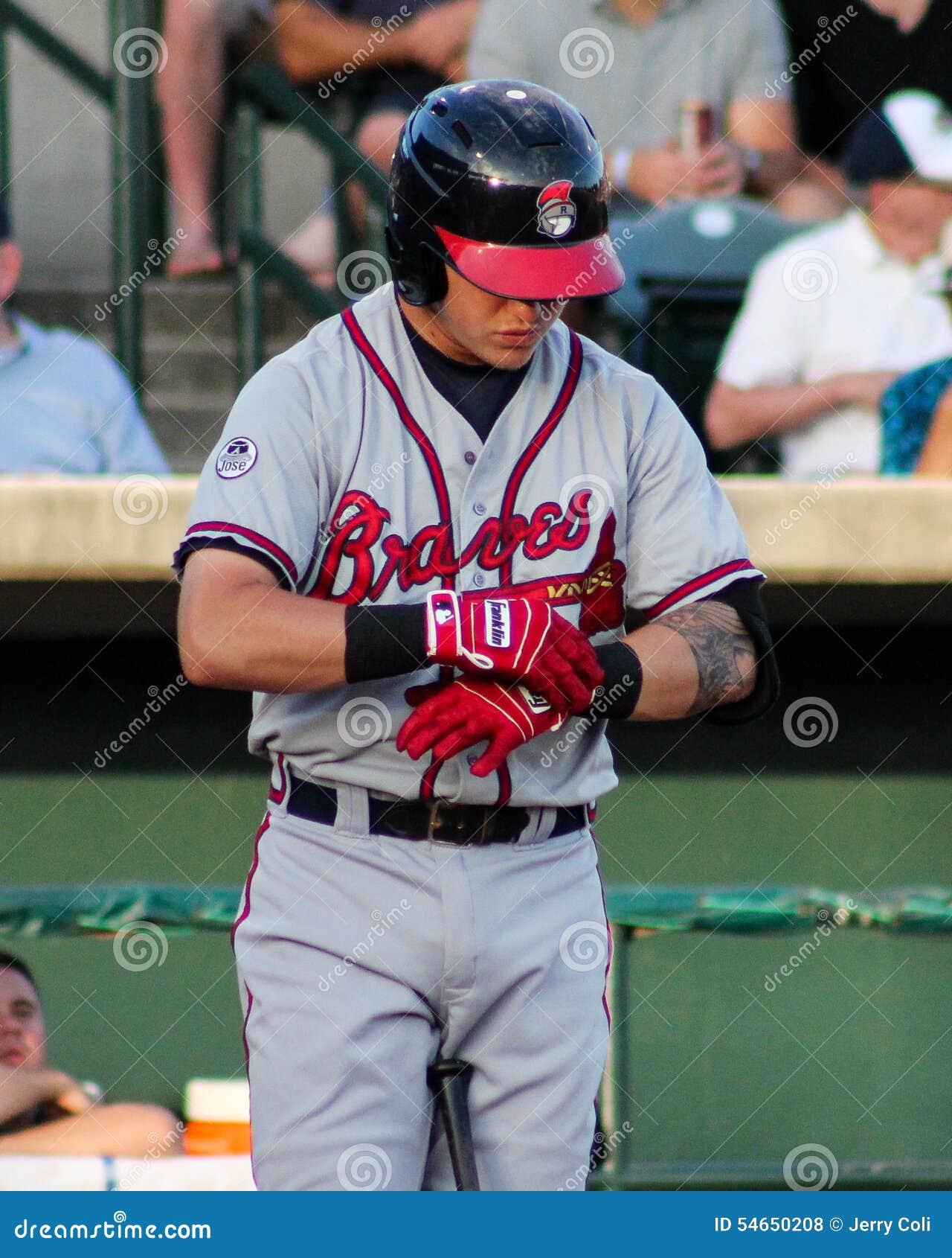 Jordan Edgerton, Rome Braves Editorial Stock Photo - Image of minor ...