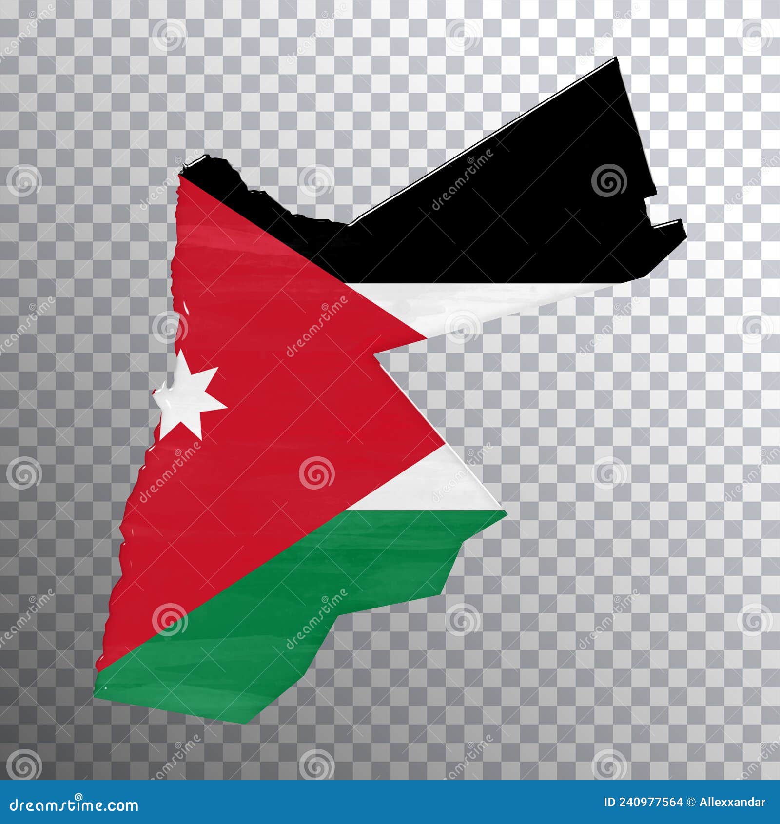 Jordan Map On Png Or Transparent Background.Symbol Of Jordan.Vector ...
