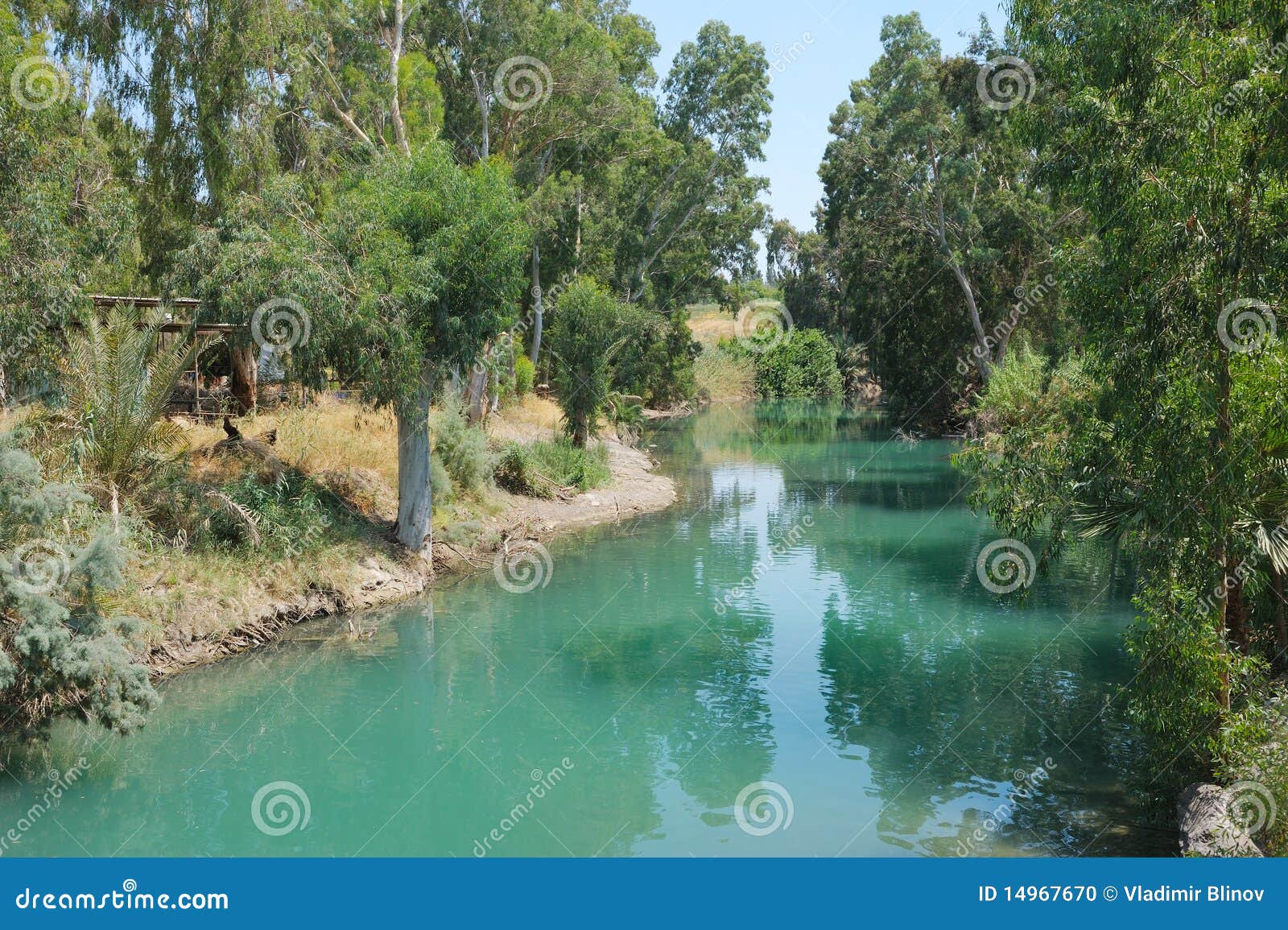 Jordan flod arkivfoto. Bild av natur, inget, grön, vatten - 14967670
