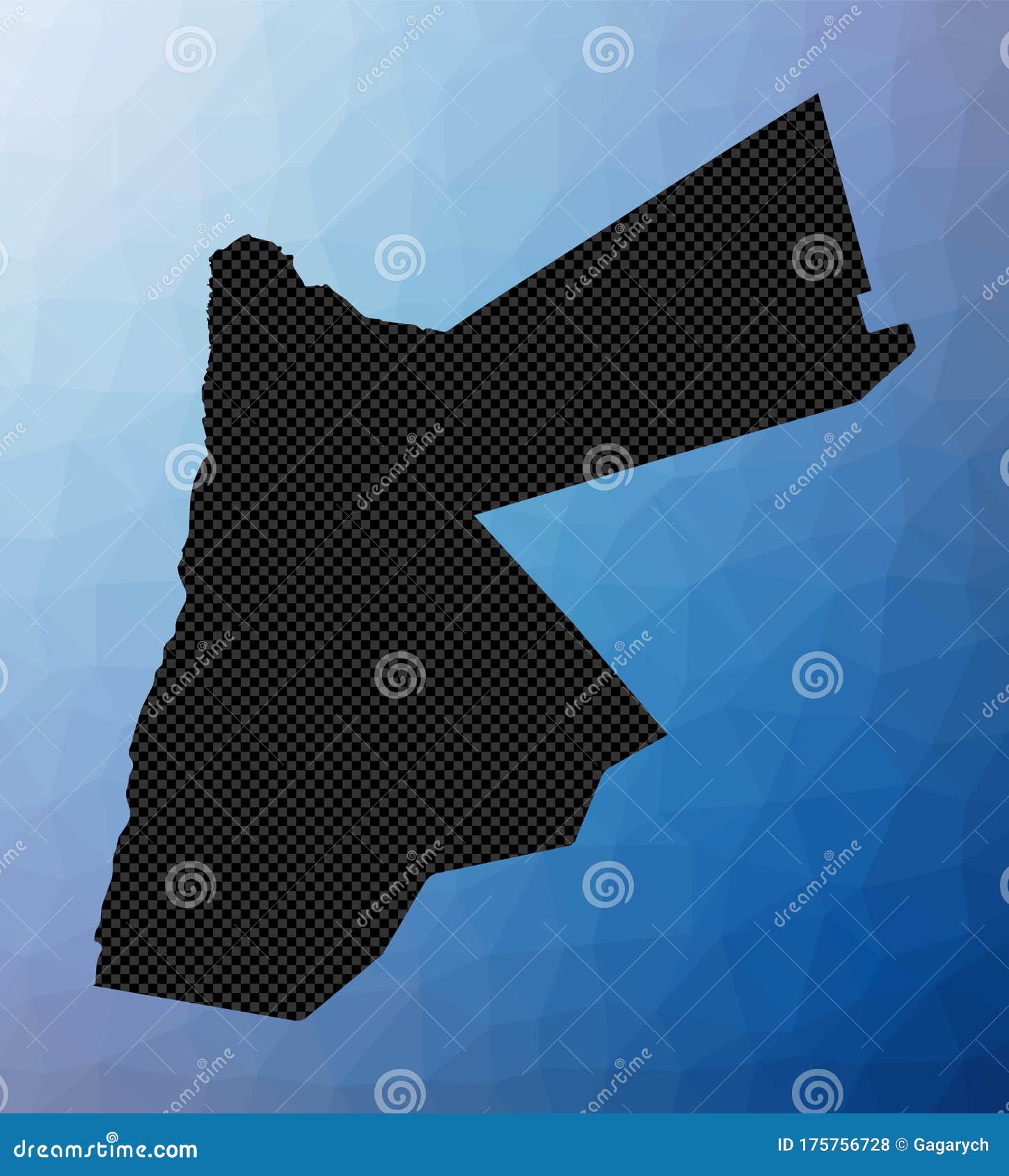 Jordan geometric map. stock vector. Illustration of internet - 175756728