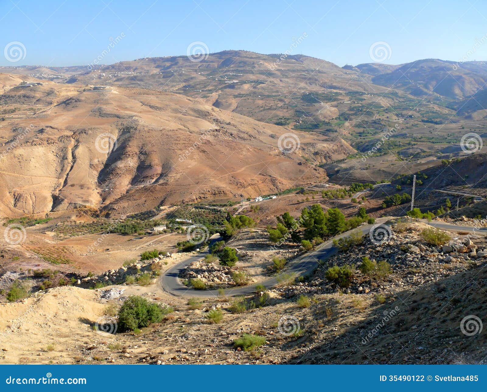Jordan. Landscape of Nature. Stock Photo - Image of earth, jordan: 35490122