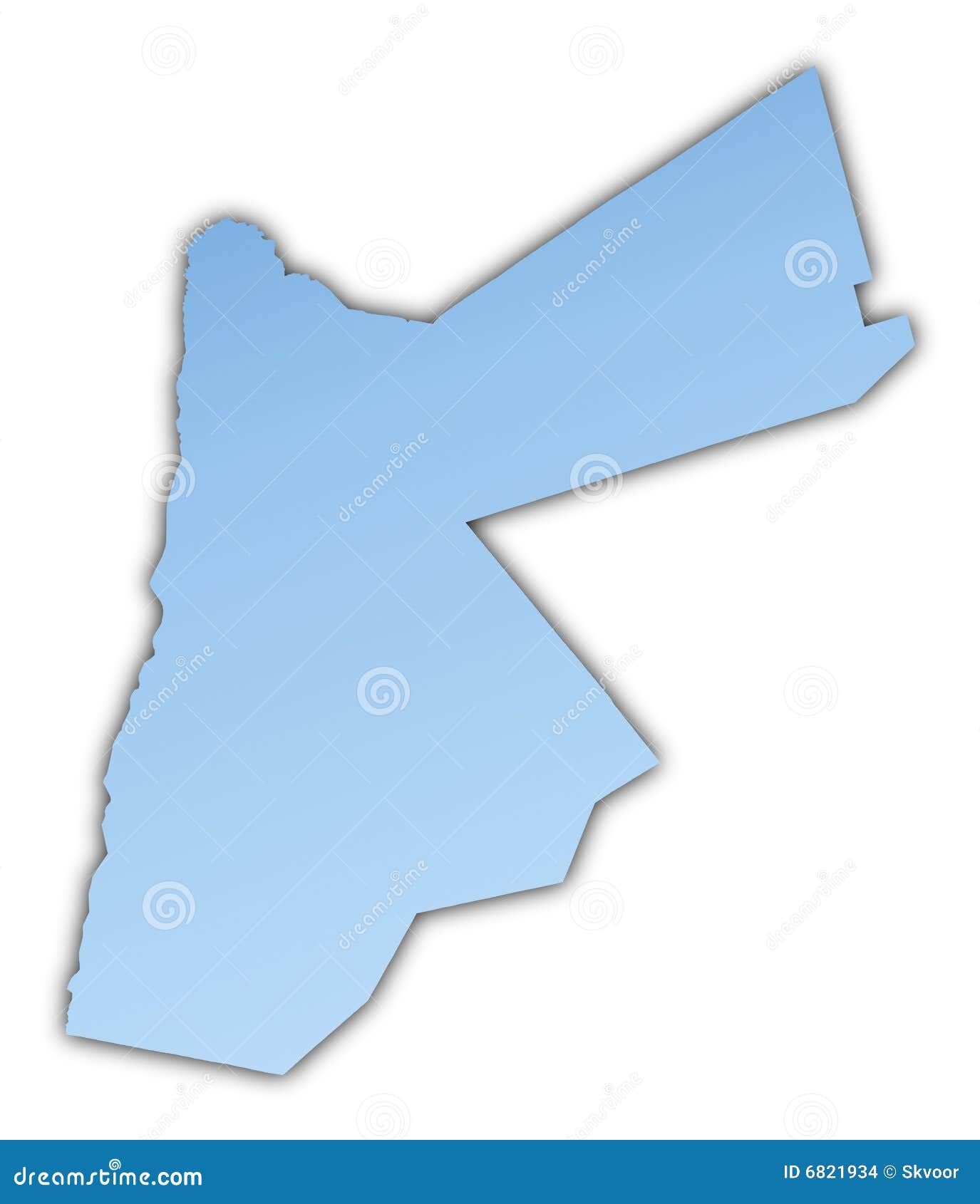 Jordan map stock illustration. Illustration of gradient - 6821934