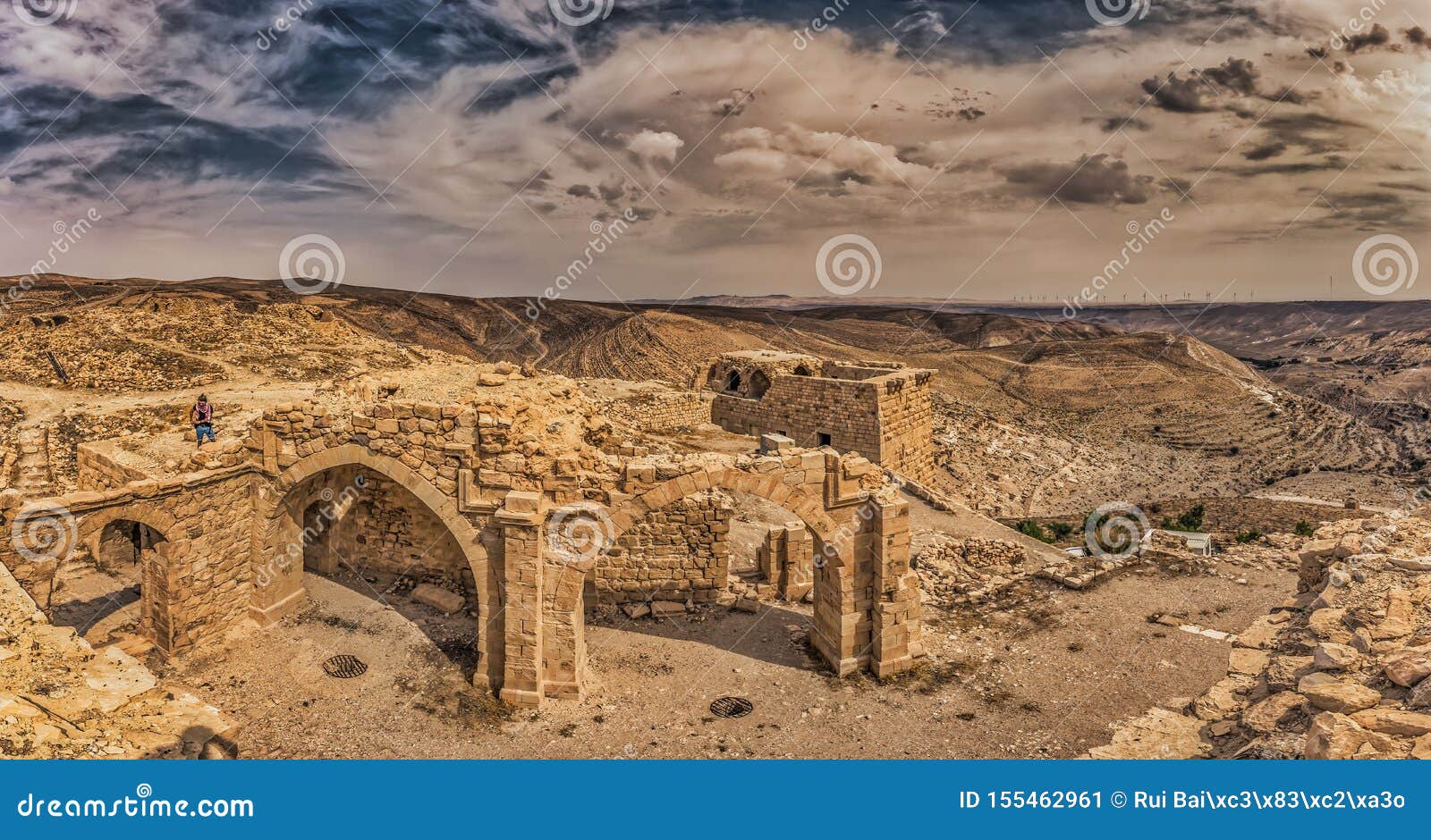Jordan - October 01, 2018: Ruins of Ajloun Castle in Jordan Editorial ...