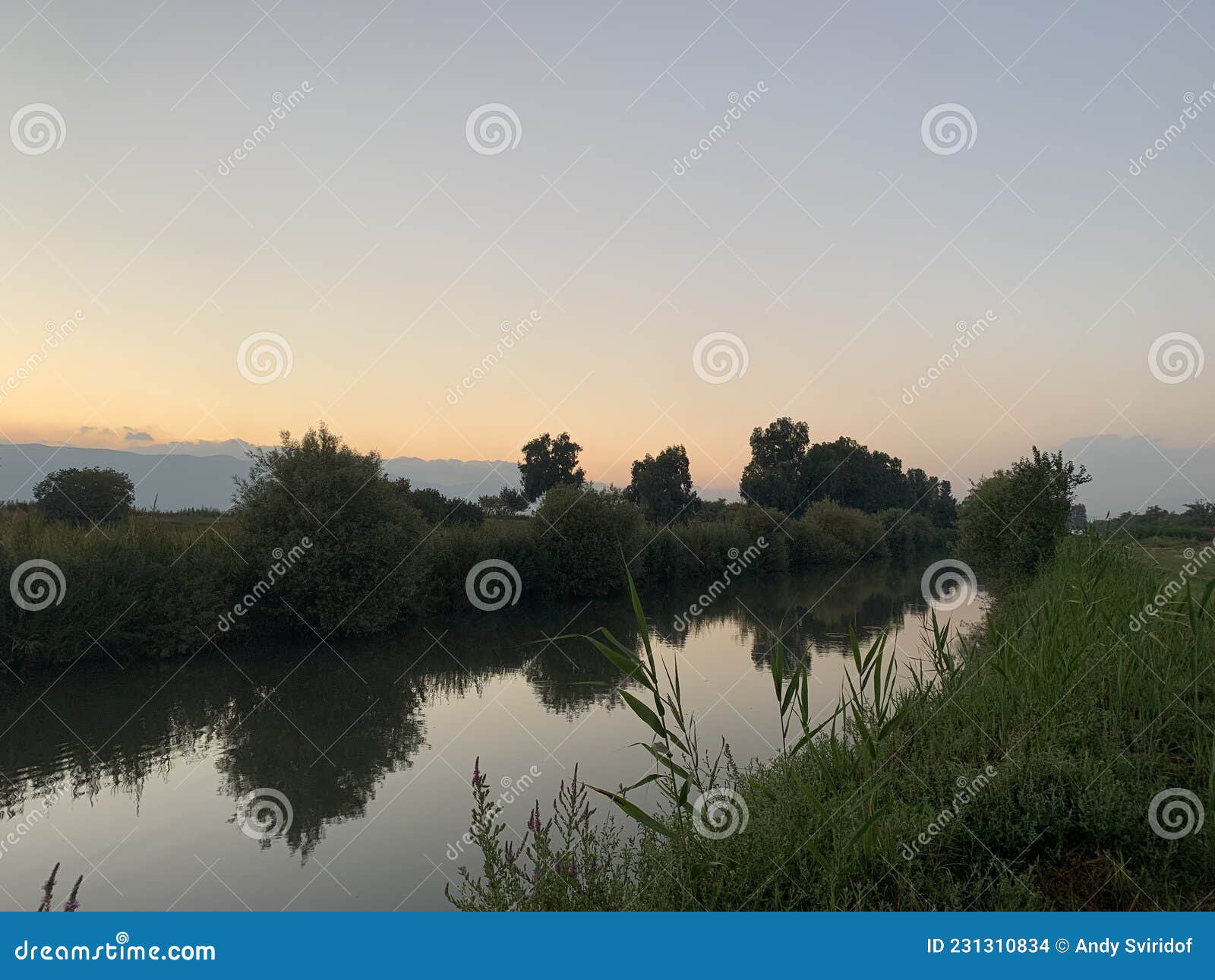 Jordan River stock photo. Image of wetland, landscape - 231310834