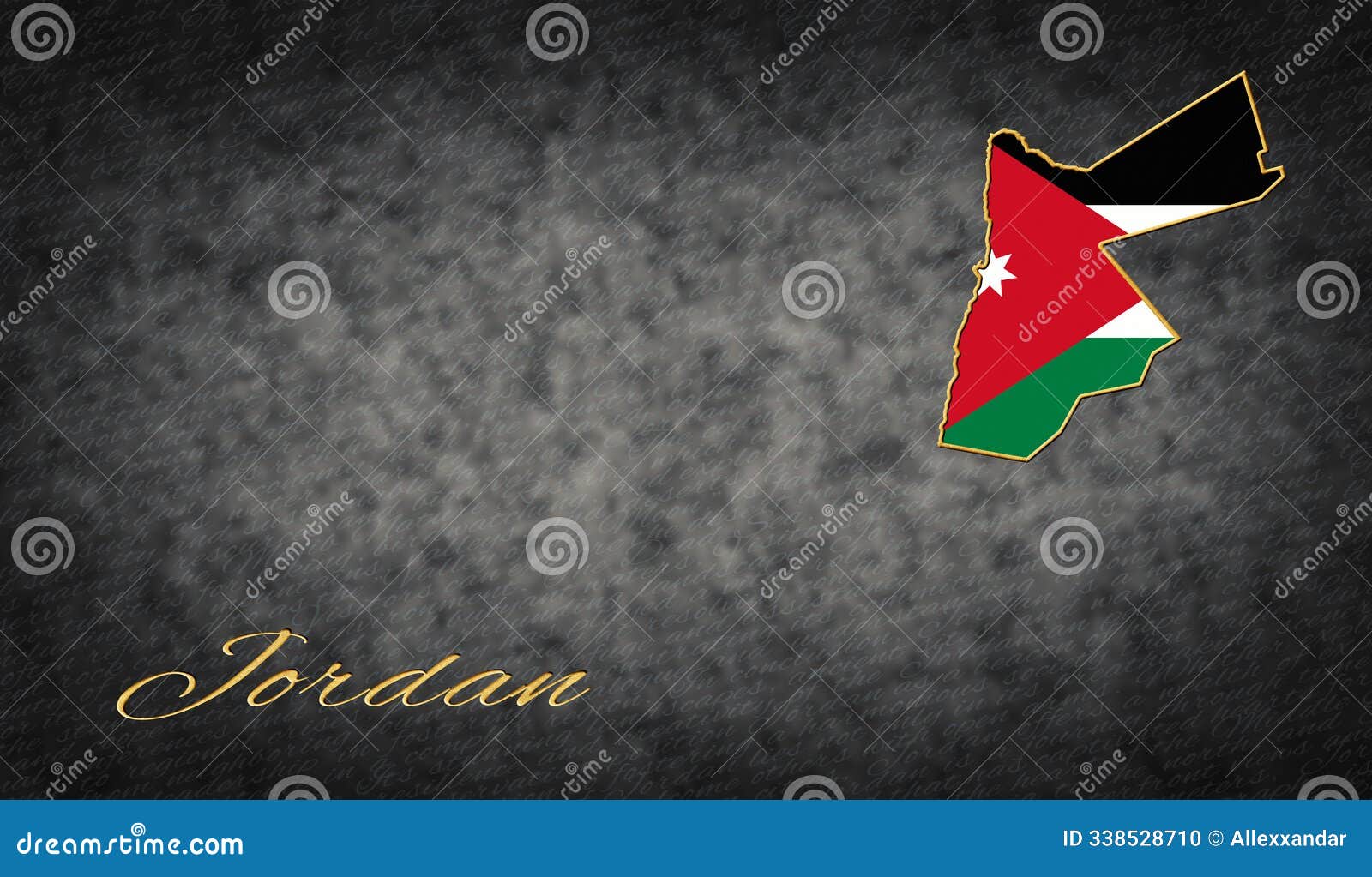 Jordan Symbols, Map of Jordan Stock Photo - Image of crafts, history ...