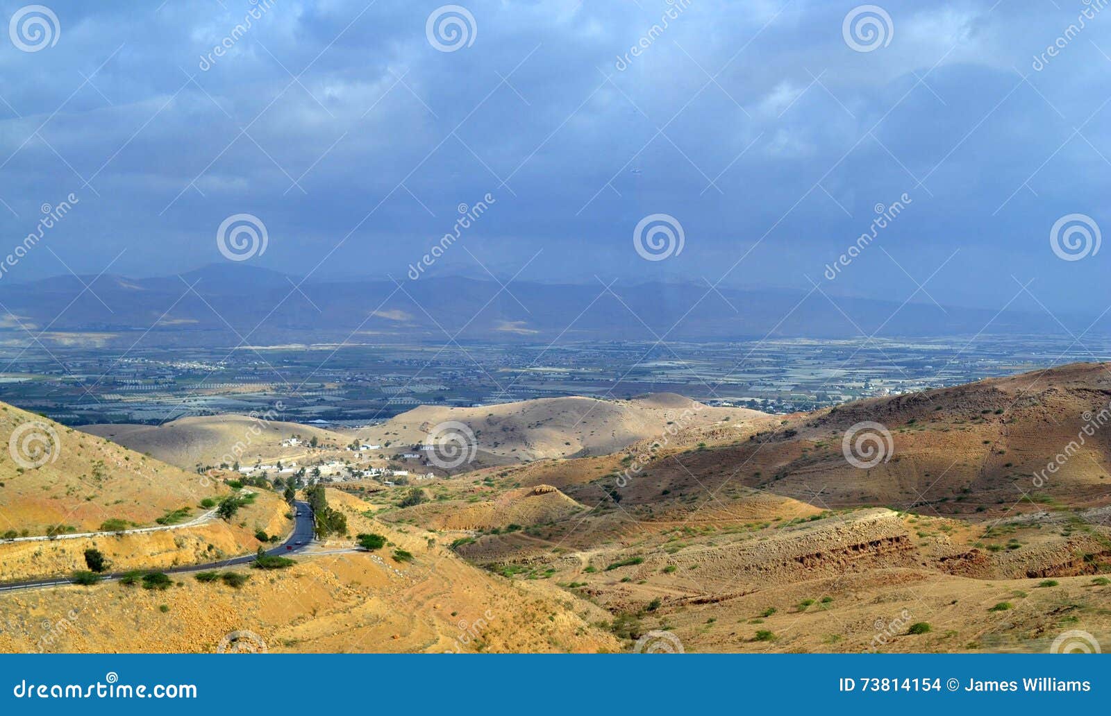 Jordan Valley stockfoto. Bild von jordanien, israel, sommer - 73814154