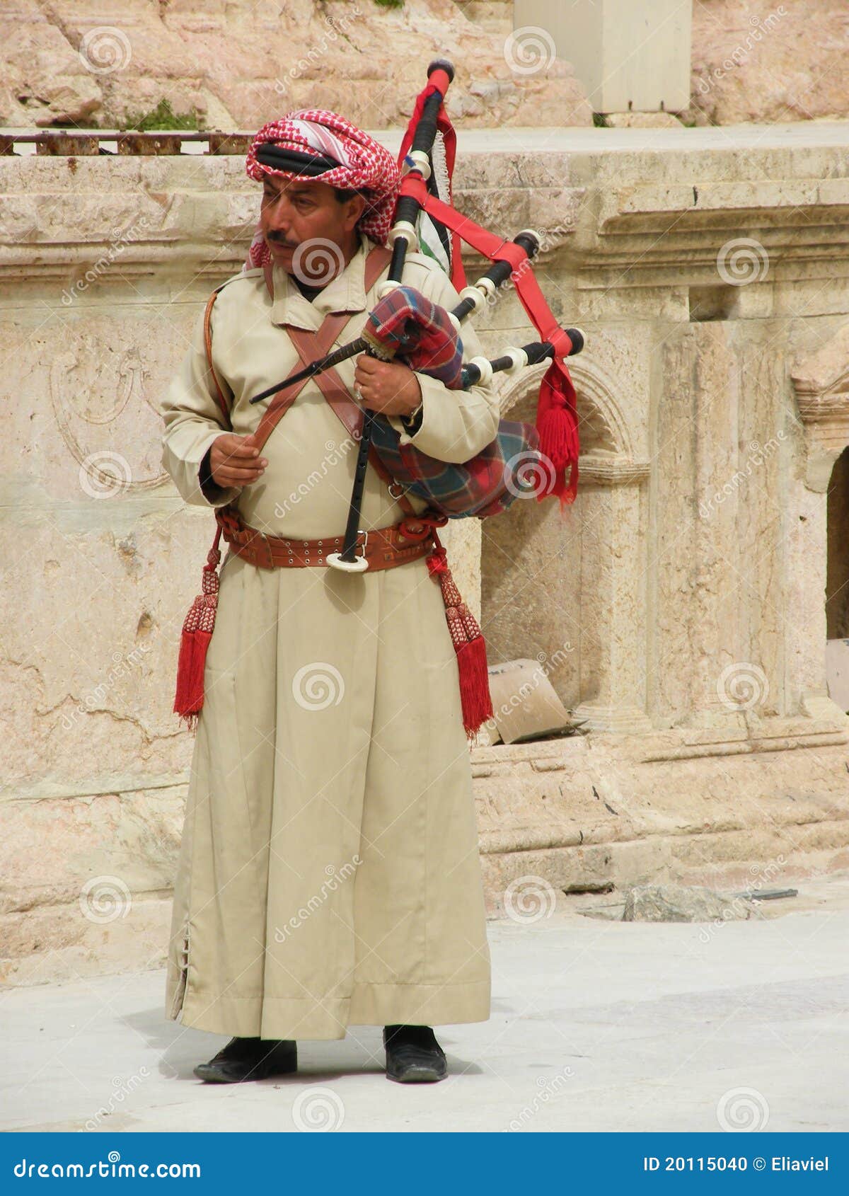 Jordanian Arab Playing Traditional Music Editorial Image - Image of ...