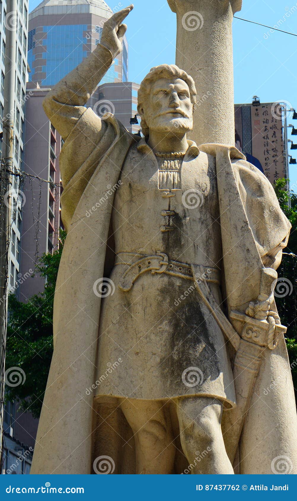 Jorge Alvares, Fundador De Macau Fotografia Editorial - Imagem de artes ...