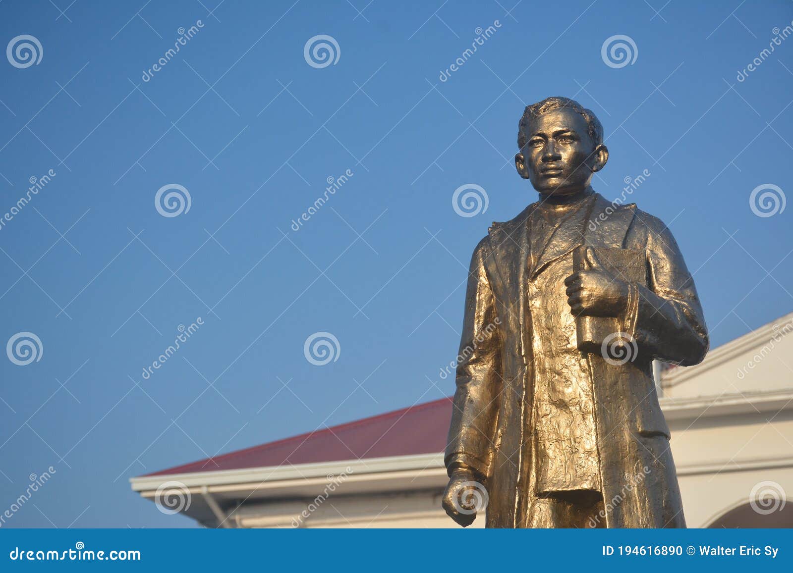 Jose Rizal Statue at Taal in Batangas, Philippines Editorial Image ...