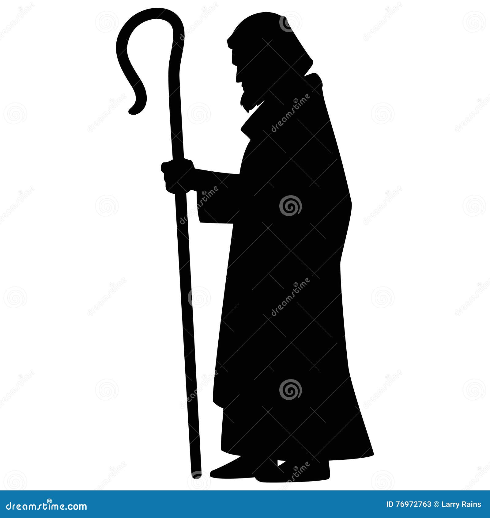 Joseph Con Shepherd& X27; Gancio Di S Illustrazione Vettoriale ...