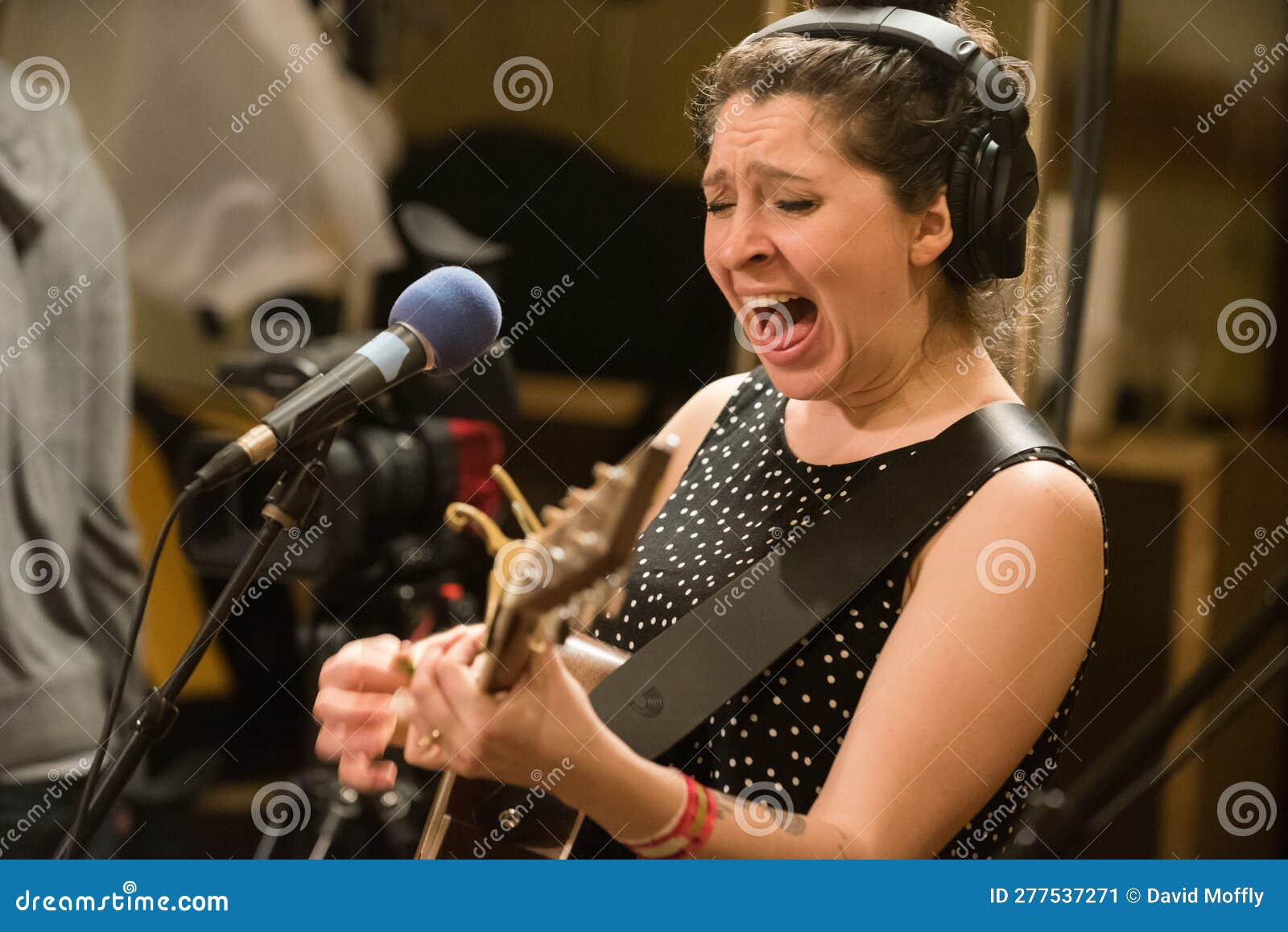 Joseph Filming a Performance at Ear Studios in Austin Texas Editorial ...