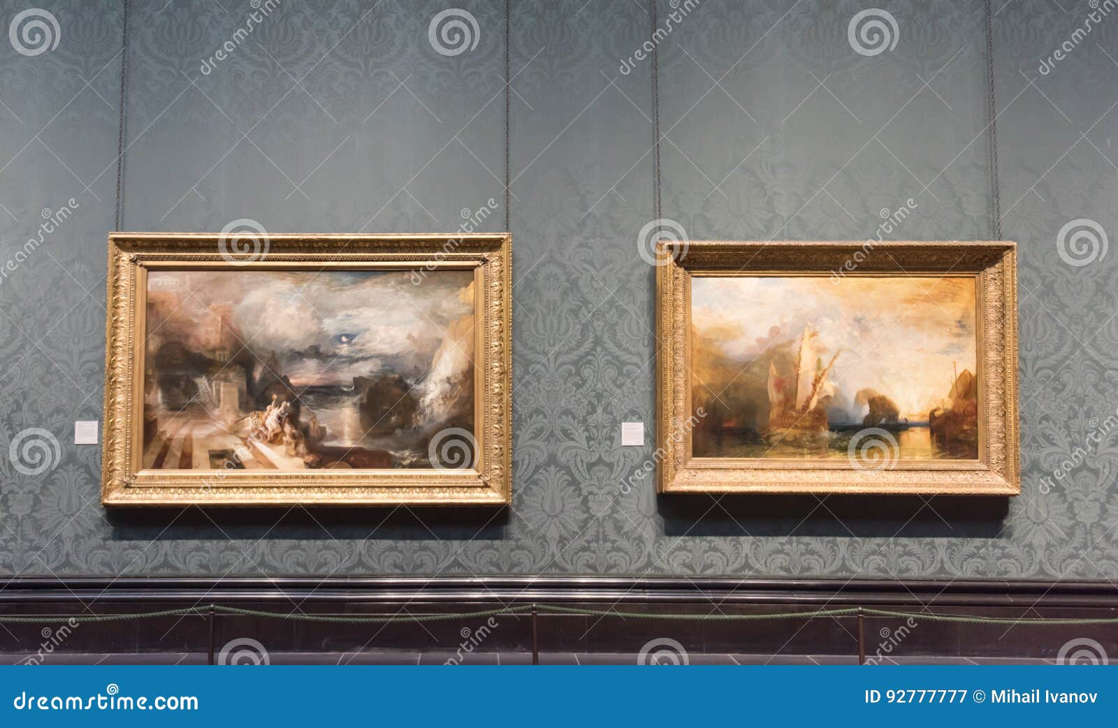 Joseph Mallord William Turner, Pinturas Fotografia Editorial - Imagem ...