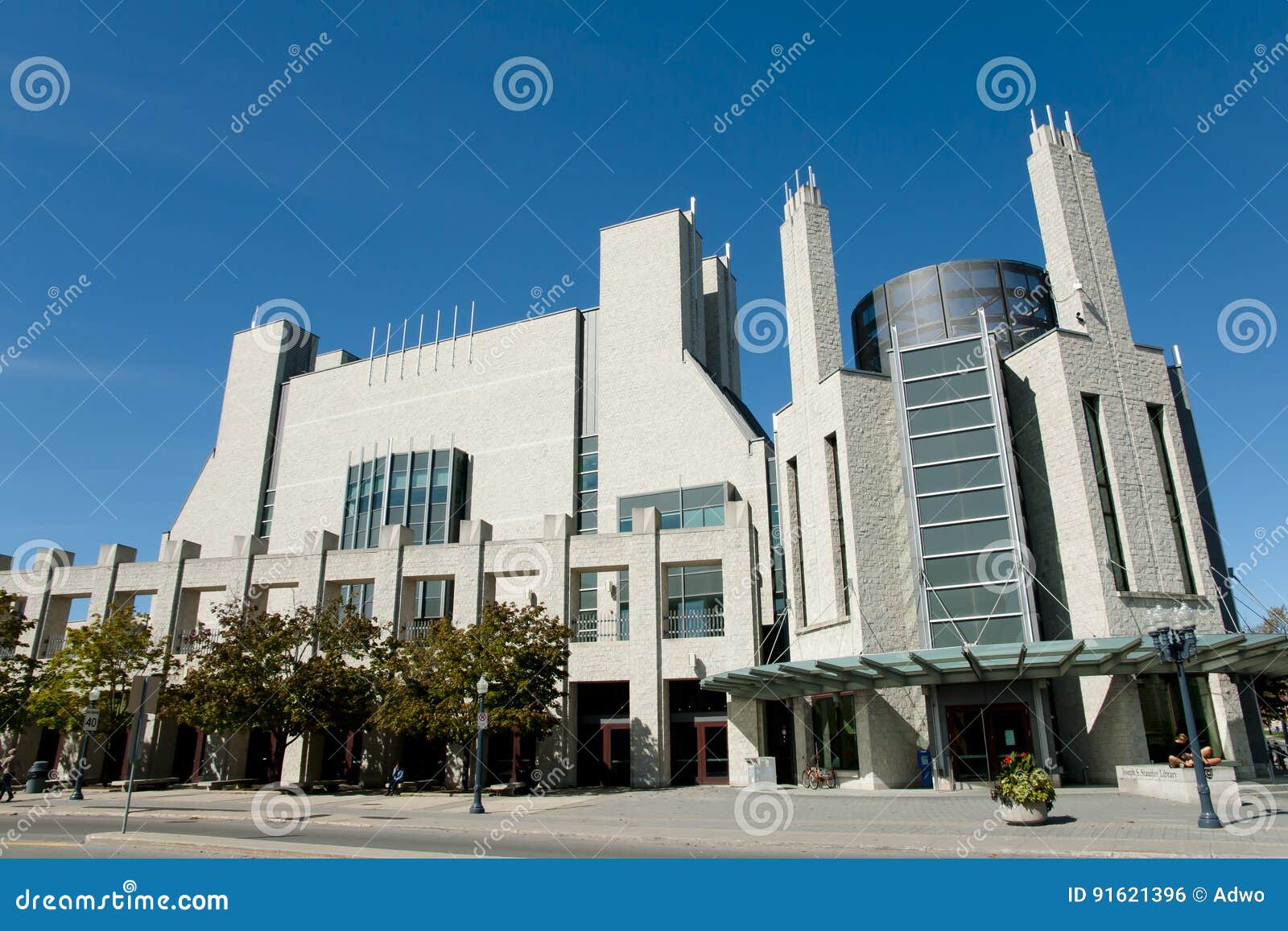 Joseph Stauffer Library at Queen`s University - Kingston - Canada Stock ...