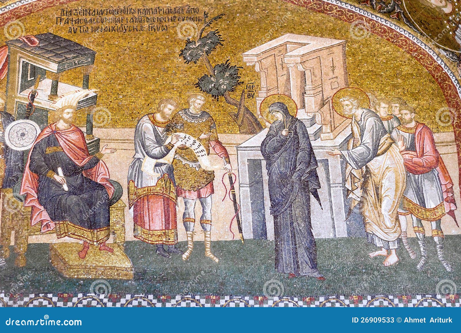 Joseph and the Virgin at Census Stock Image - Image of christianity ...