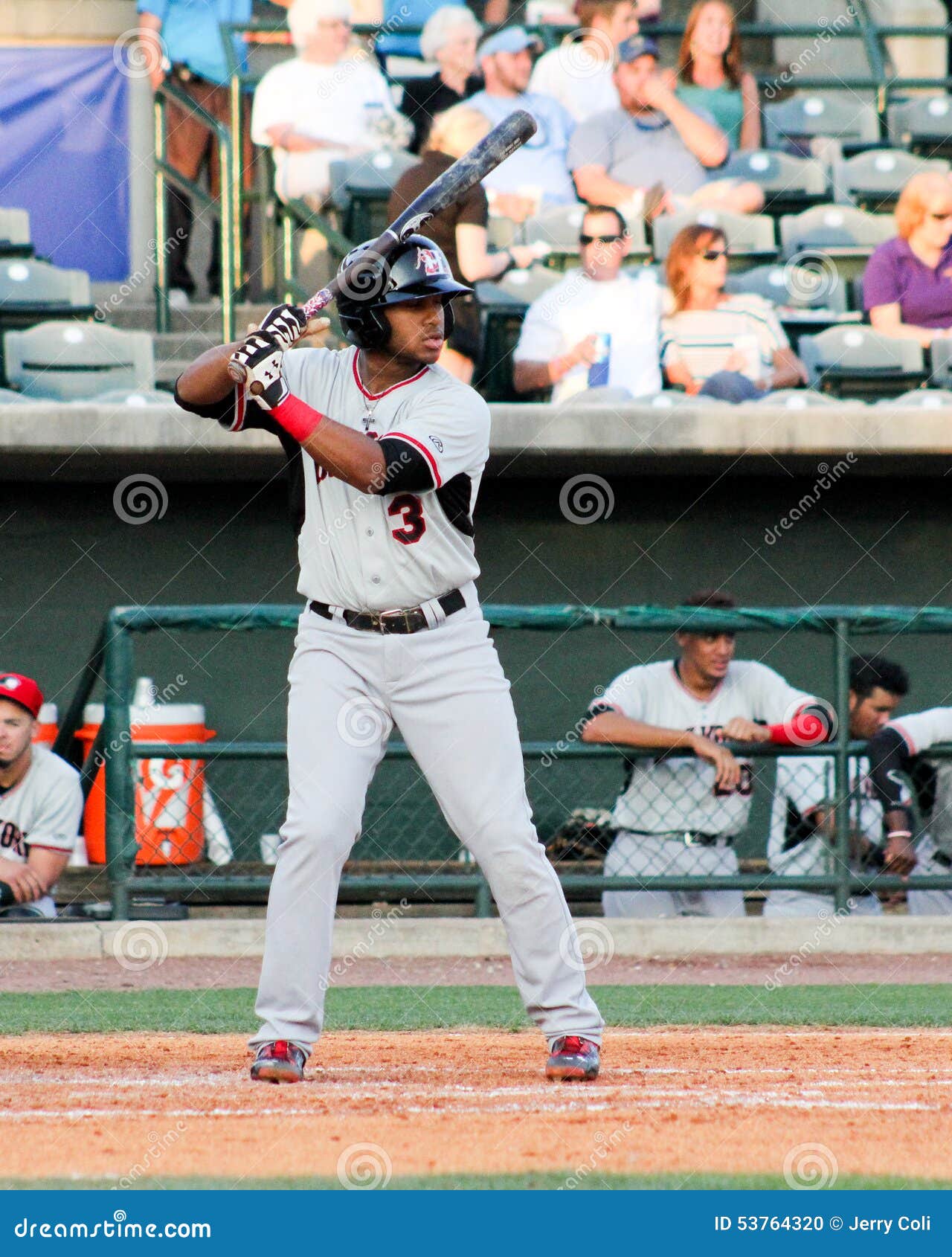 Josh Morgan, Hickory Crawdads Editorial Image - Image of third, minor ...