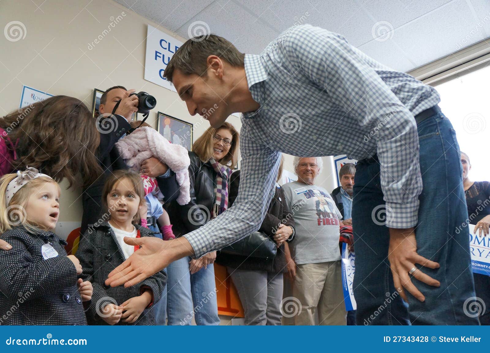 Josh Romney Meeting Childern Editorial Stock Photo - Image of empty ...