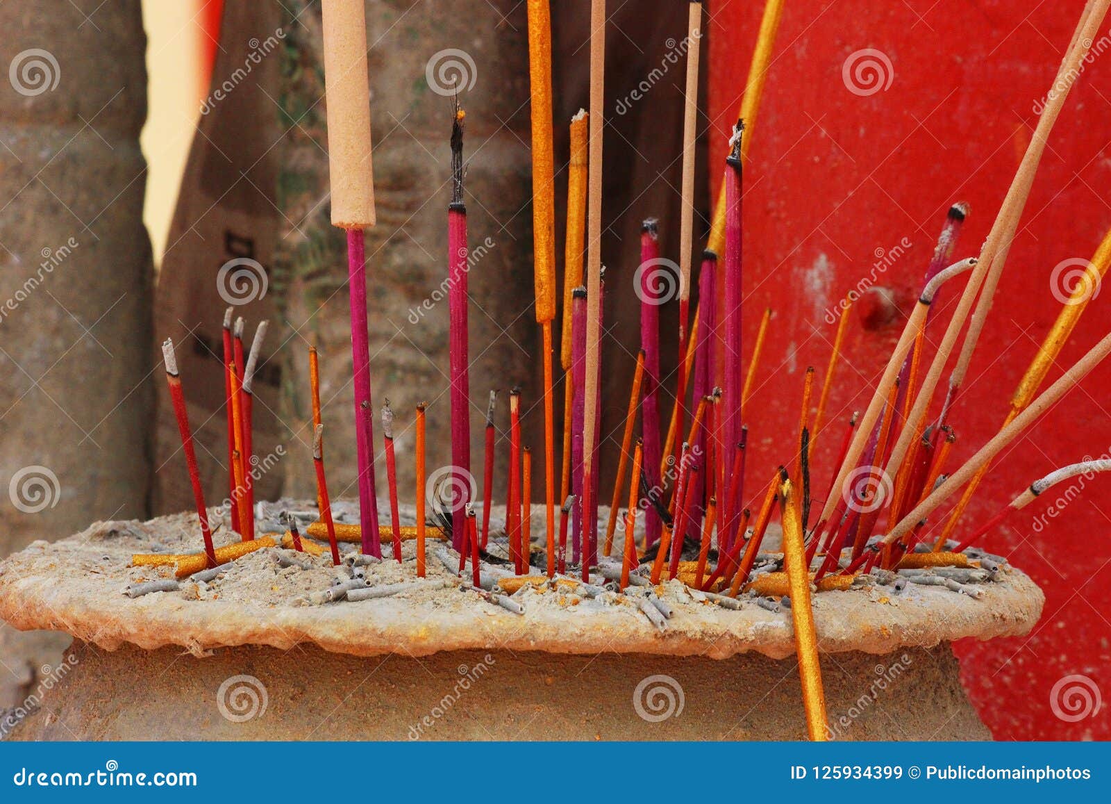 Joss Stick, Incense, Material Picture. Image: 125934399