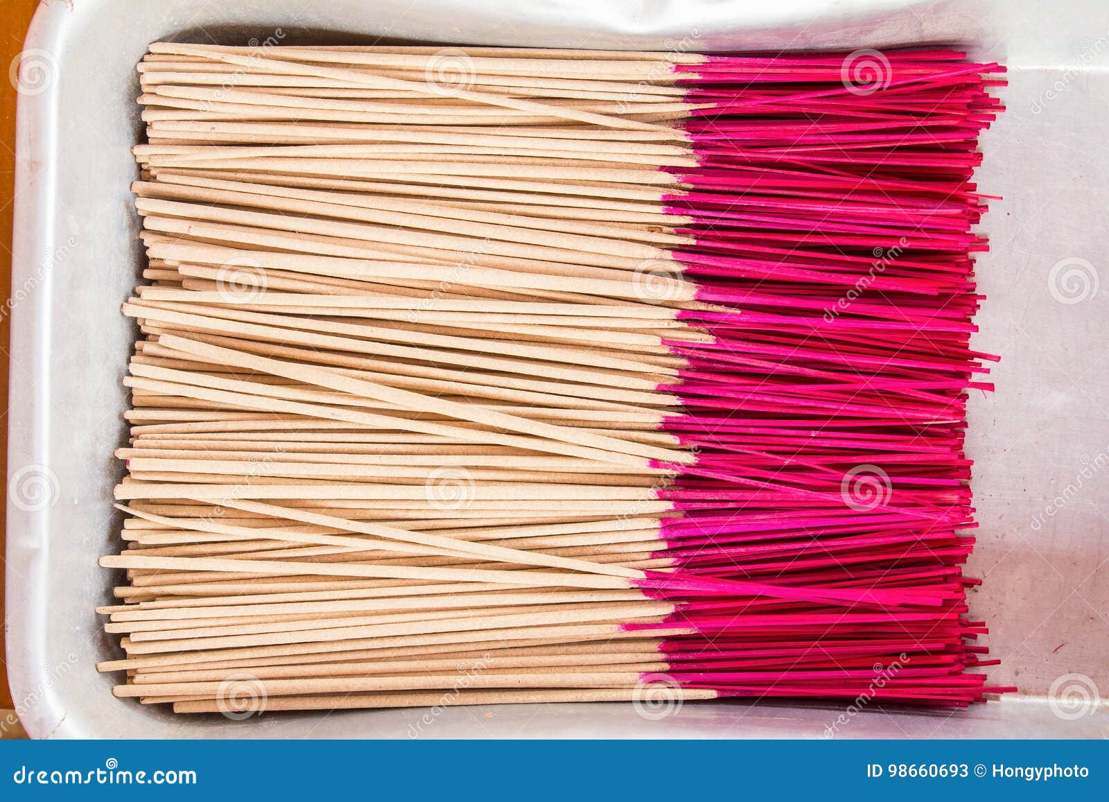 Joss Sticks Pattern in Steel Tray Stock Image - Image of background ...