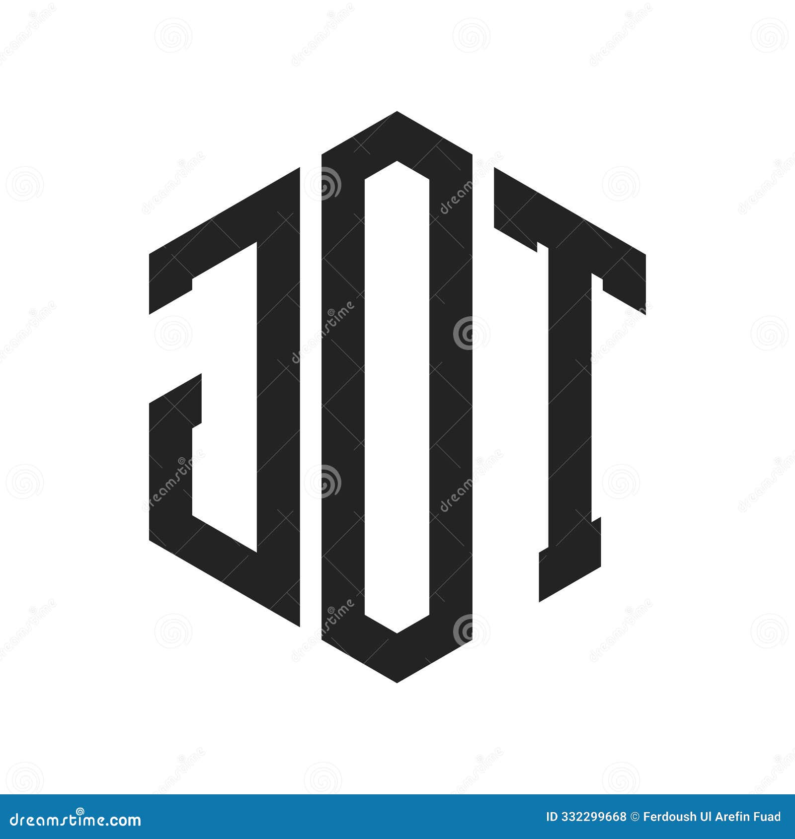 JOT Logo Design. Initial Letter JOT Monogram Logo Using Hexagon Shape ...