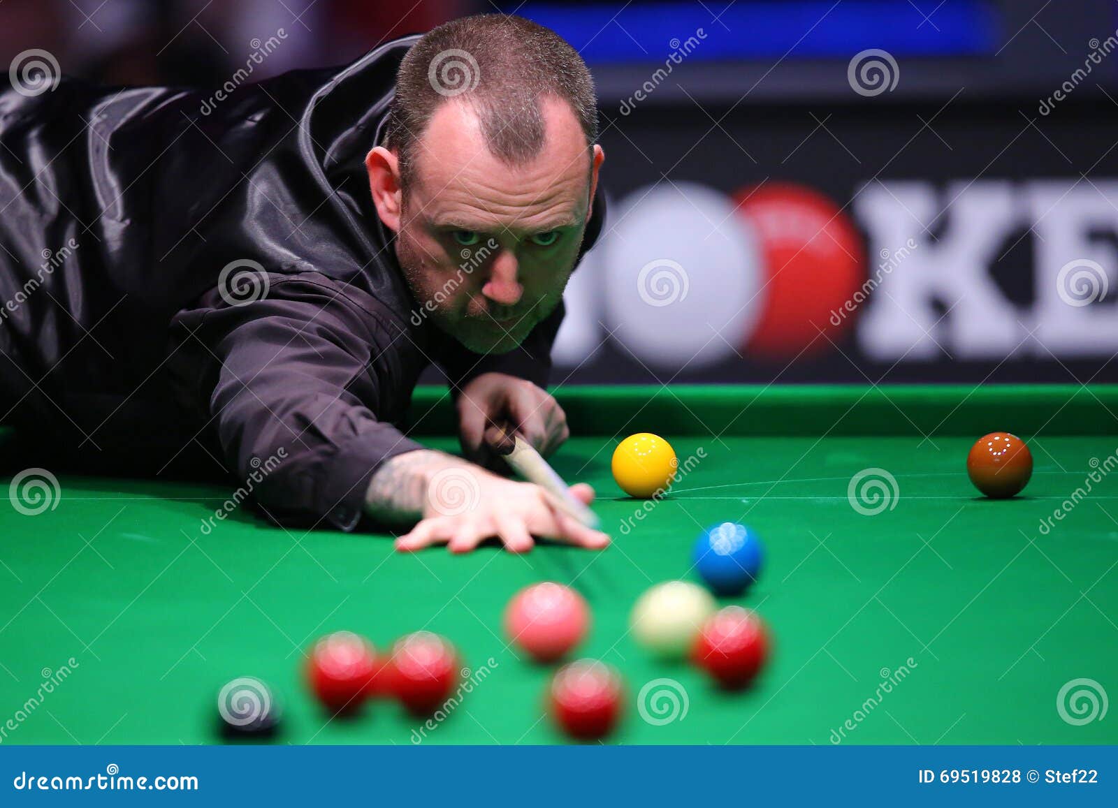 Joueur De Billard, Mark Williams Photo stock éditorial - Image du bille ...