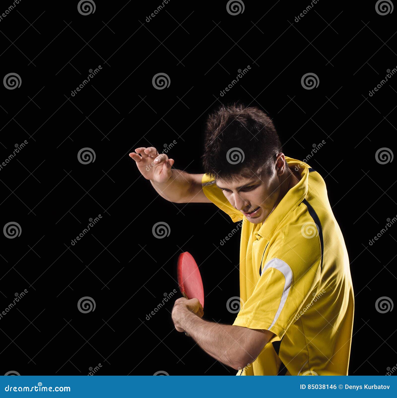 Joueur Professionnel De Ping-pong Photo stock - Image du compétence ...