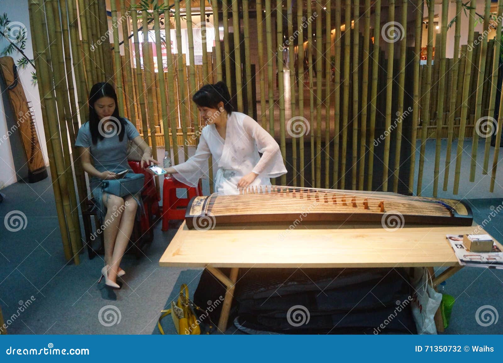 Jouez la cithare photographie éditorial. Image du instruments - 71350732