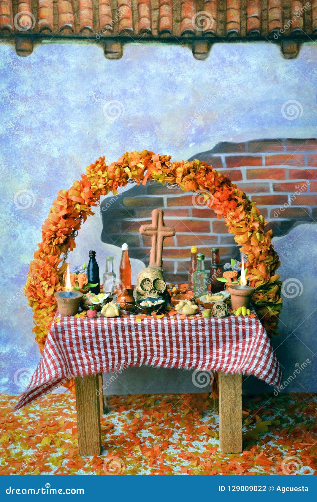 Jour De L'autel Mort Dia De Muertos Photo stock - Image du afterlife ...