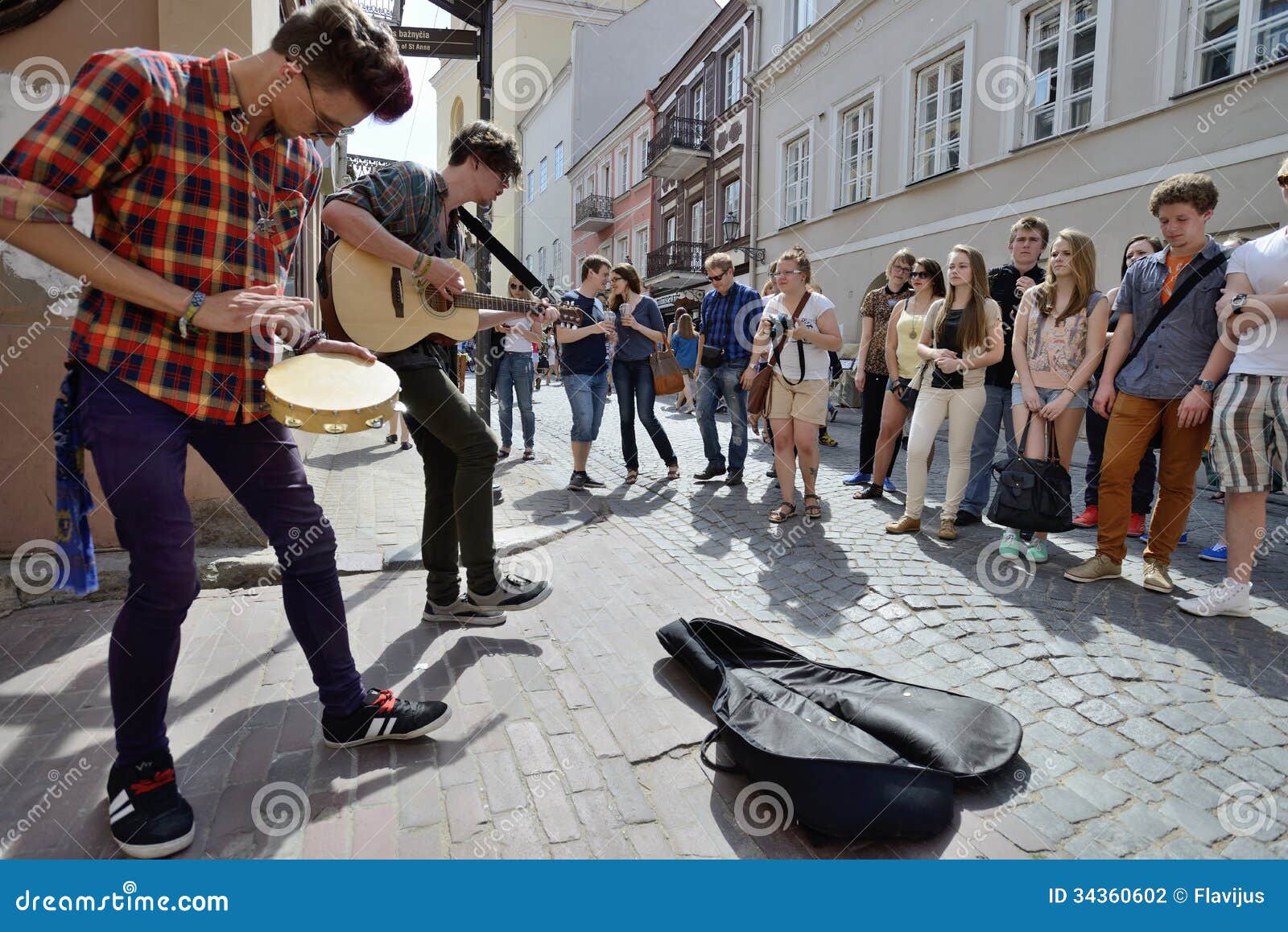 Jour De Musique De Rue, Vilnius Photographie éditorial - Image du ...