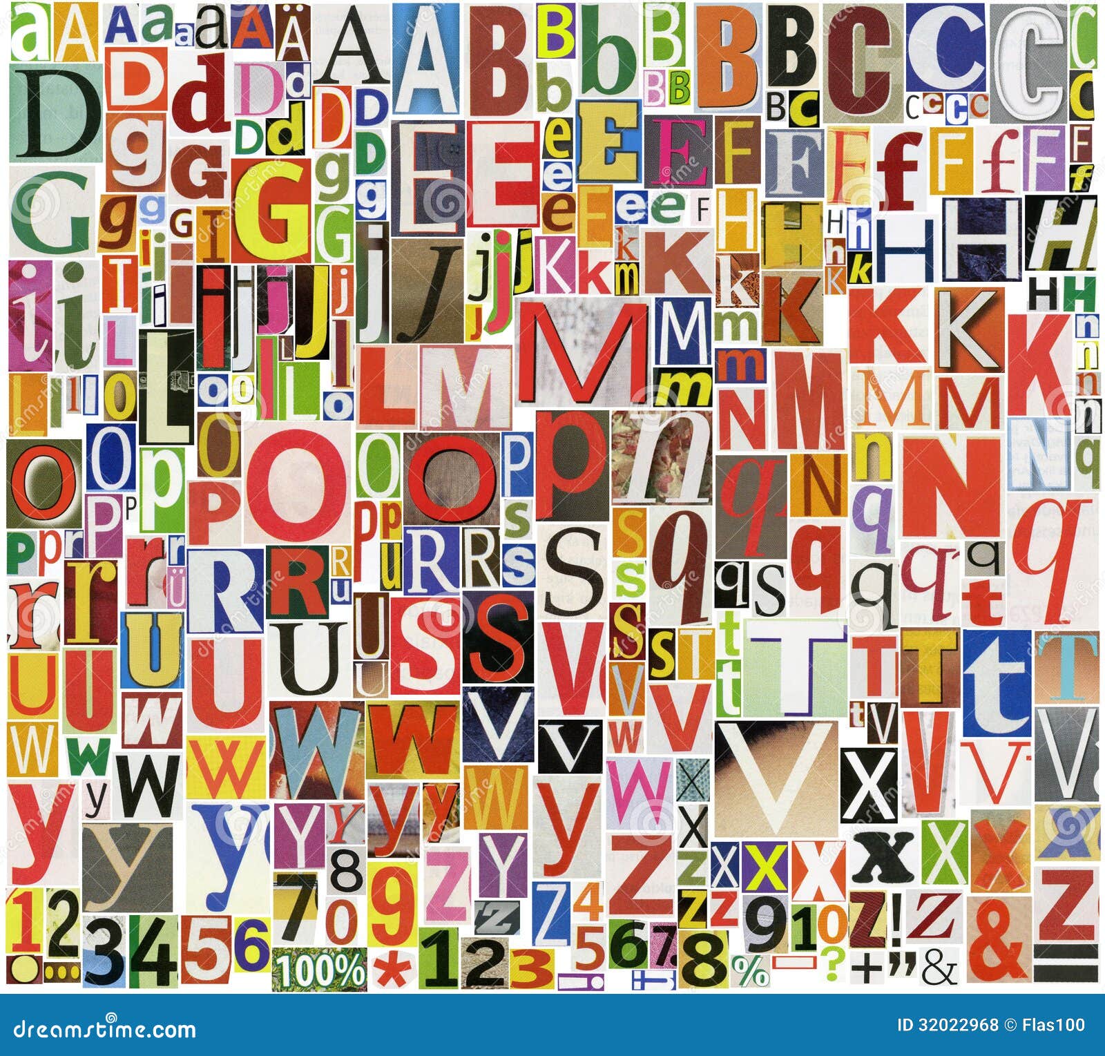 Journal, Alphabet De Magazine Photo stock - Image du mélange, collage ...