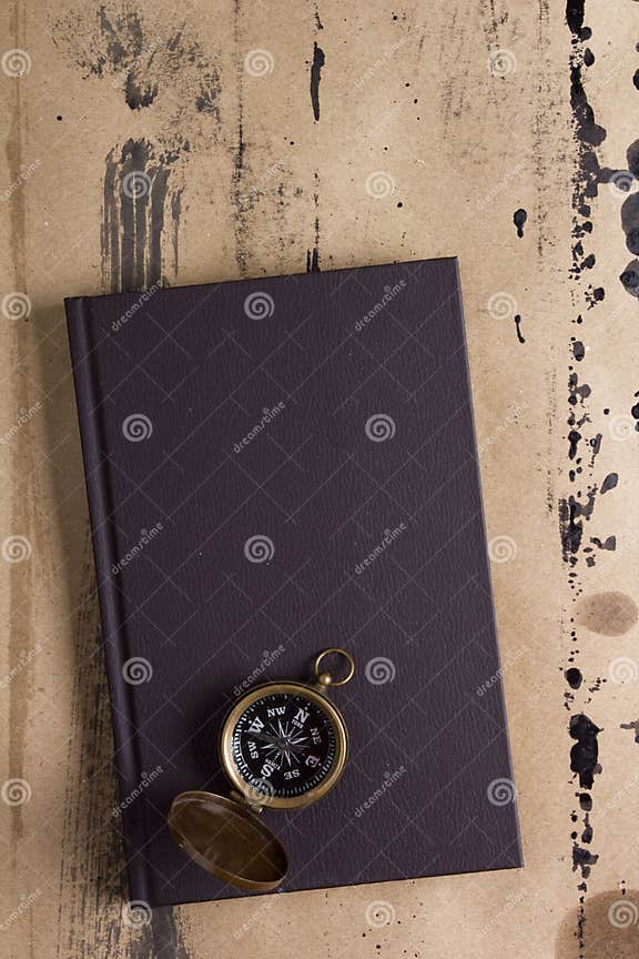 Journal of the compass stock image. Image of pages, information - 48484011
