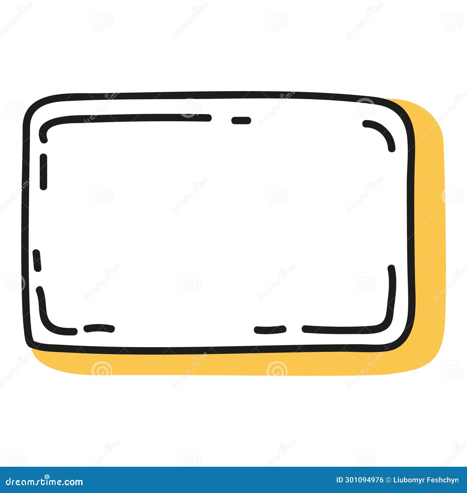 Journal Doodle Icon. Hand Drawn Banner or Element for Notebook, Diary ...