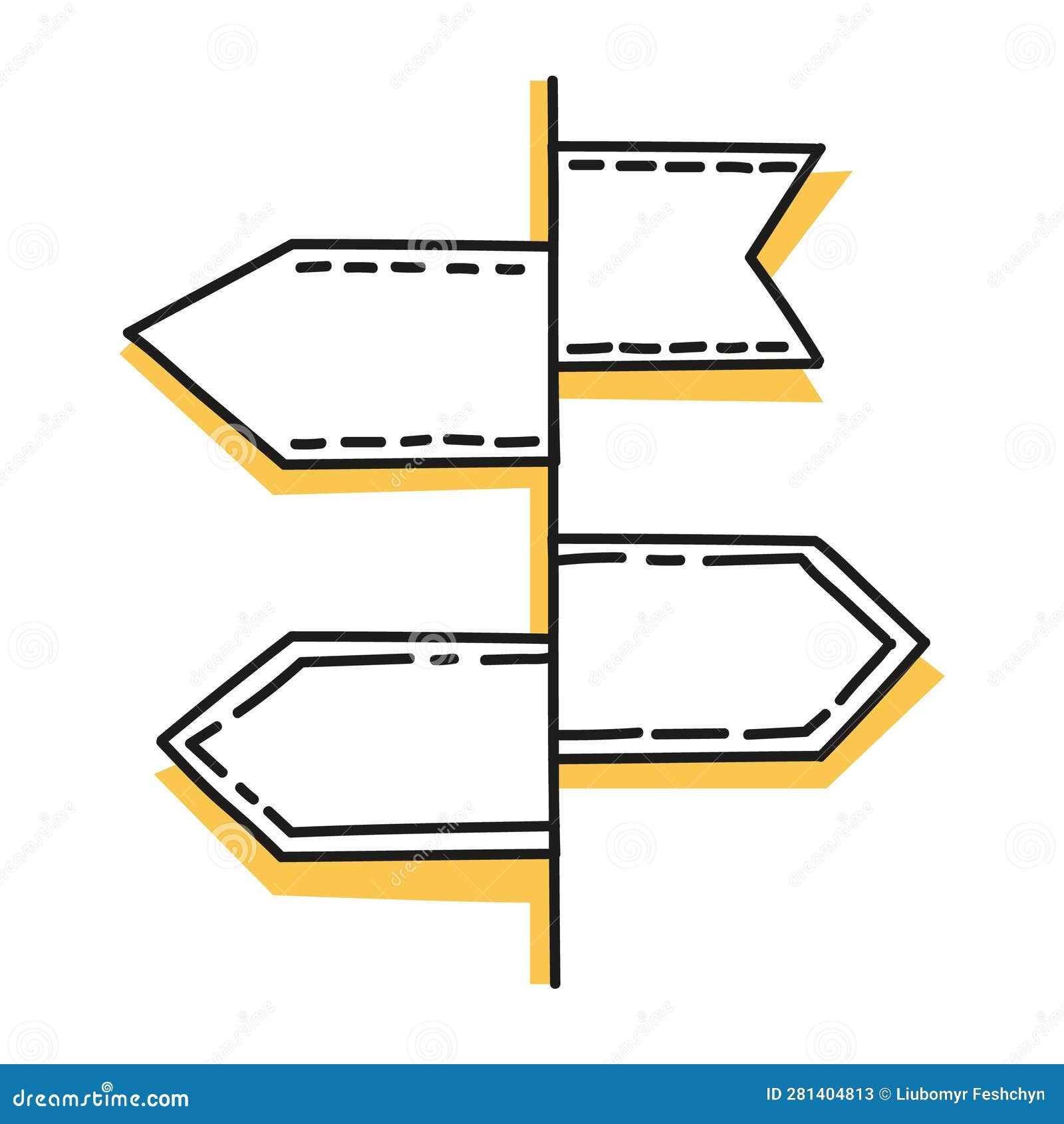 Journal Doodle Icon. Hand Drawn Banner or Element for Notebook, Diary ...