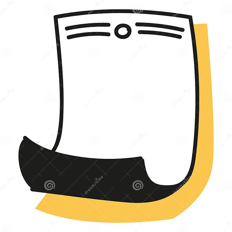 Journal Doodle Icon. Hand Drawn Banner or Element for Notebook, Diary ...