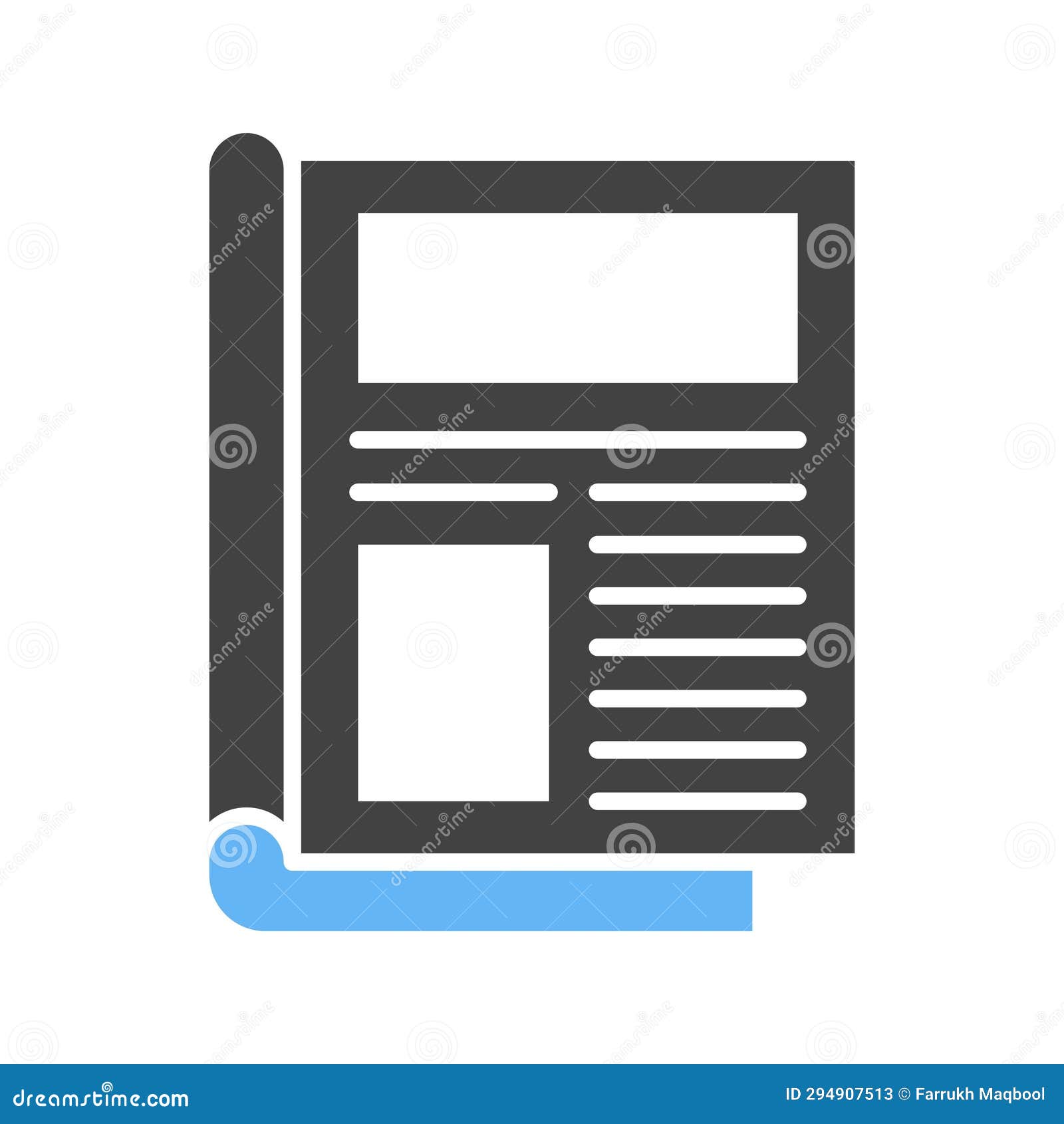 Journal icon vector image. stock vector. Illustration of design - 294907513