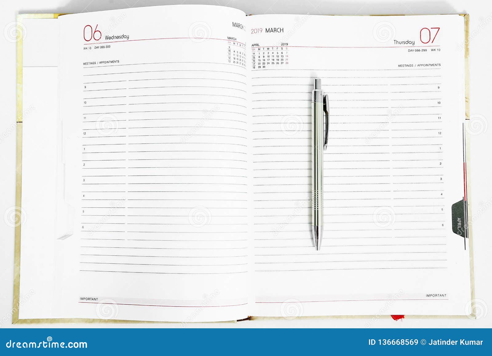 Journal Intime Vide Avec Le Stylo Image stock - Image du note, message ...