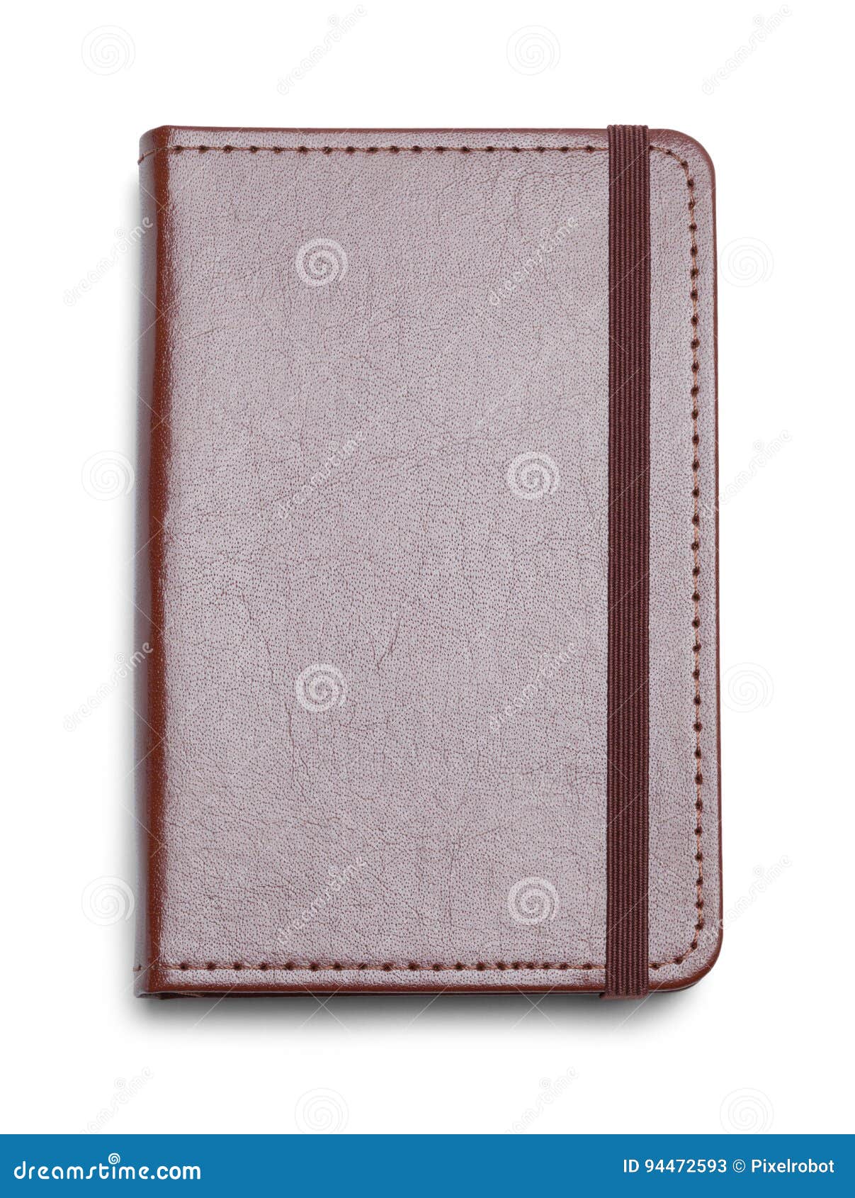 Journal Leather Brown Closed Stock Image - Image of closed, literature ...