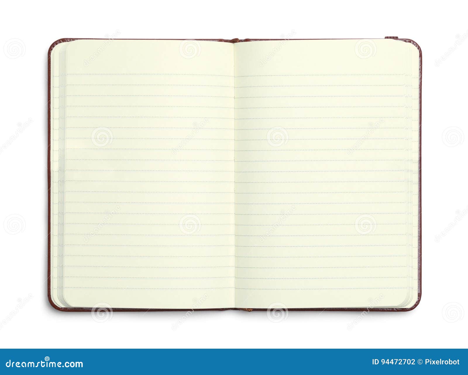 Journal Leather Open stock photo. Image of space, strap - 94472702