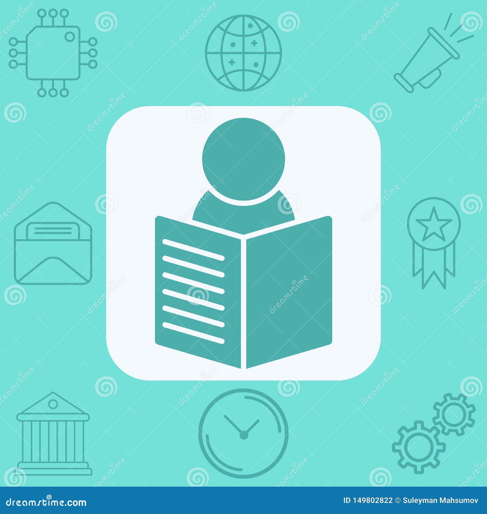 Journal Vector Icon Sign Symbol Stock Illustration - Illustration of ...