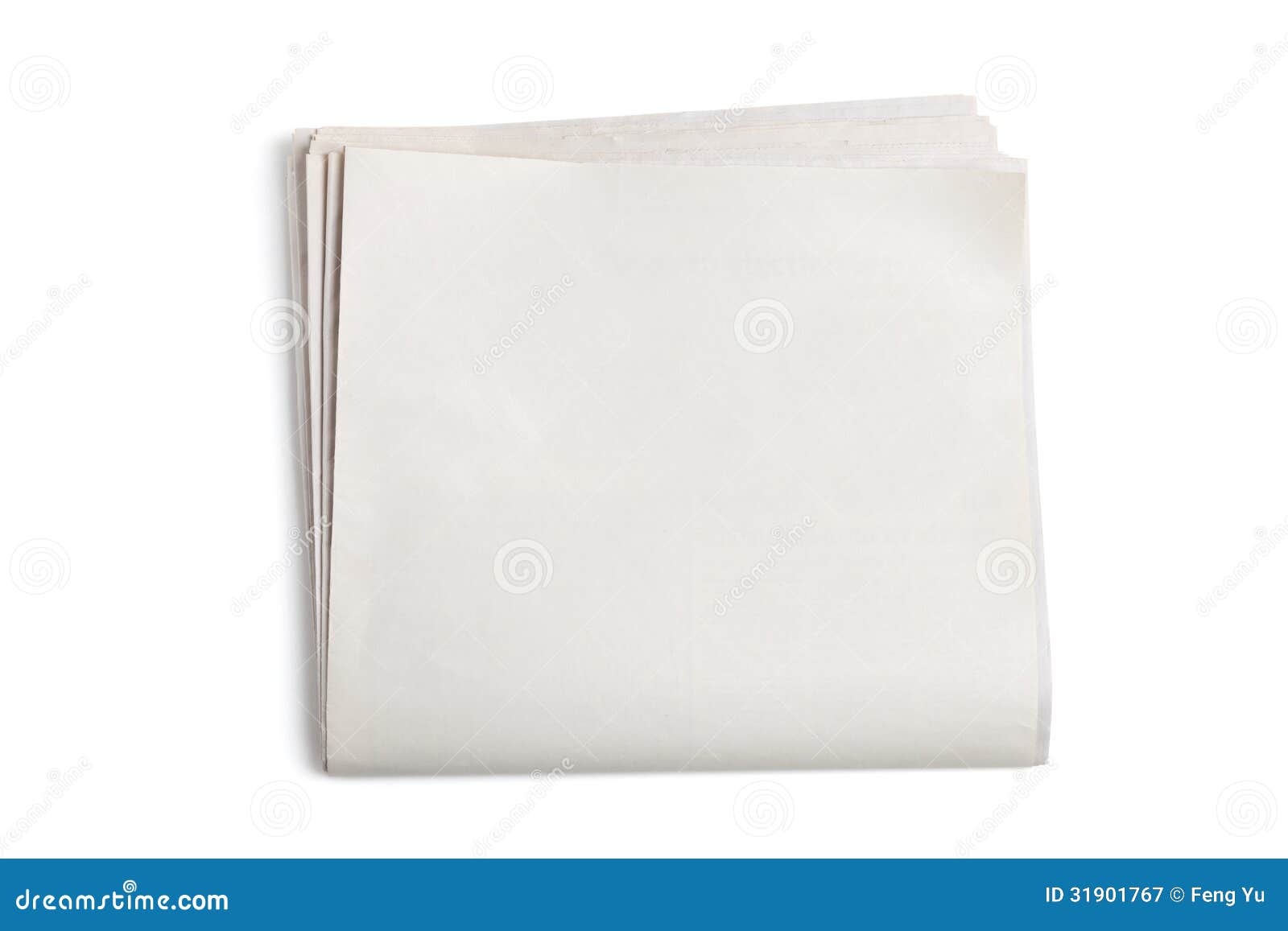 Journal vide image stock. Image du simple, papier, transmission - 31901767