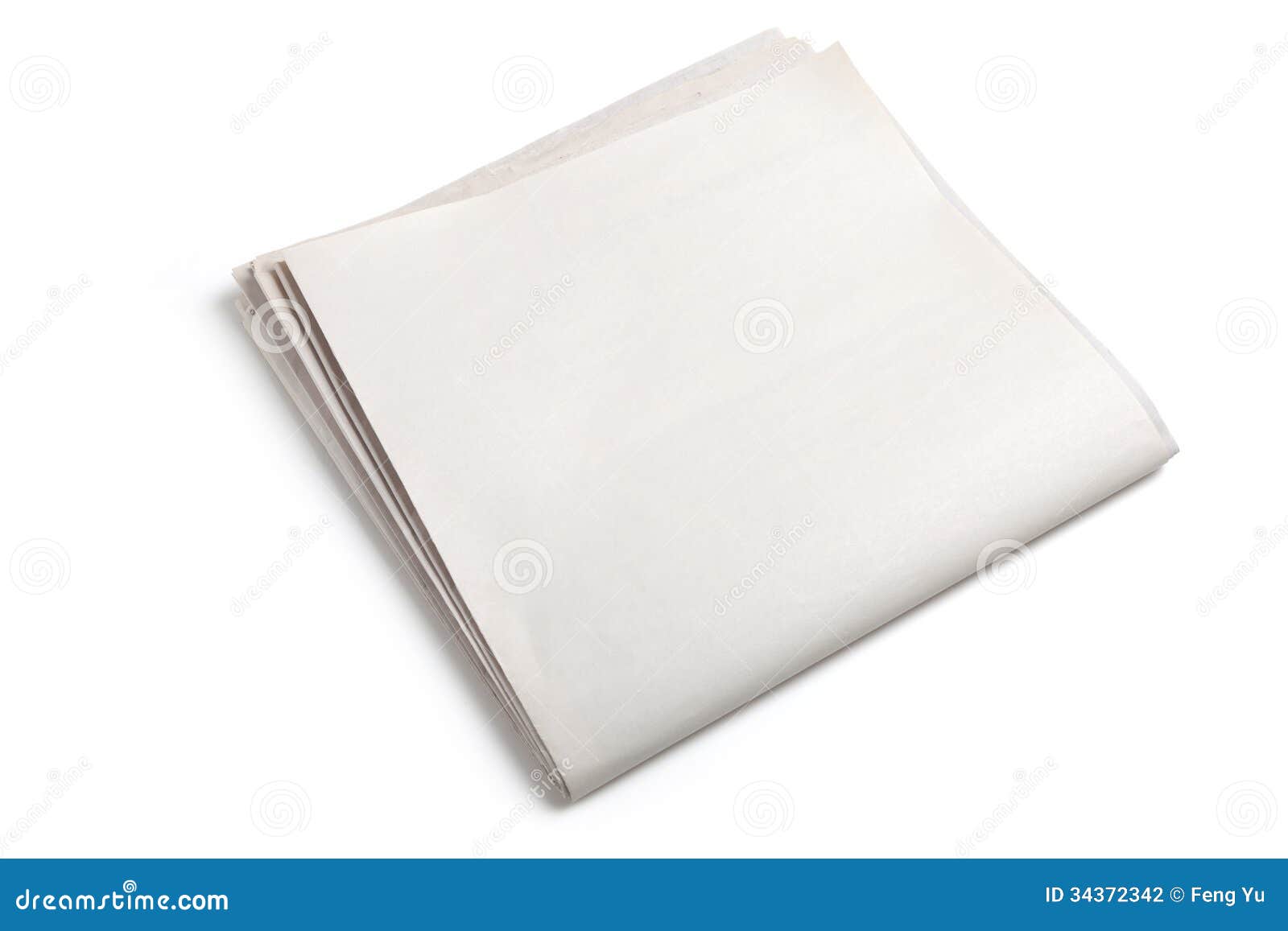 Journal vide photo stock. Image du blanc, nouvelles, papier - 34372342