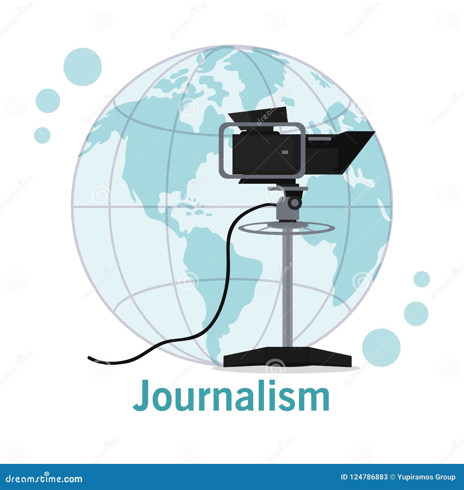 Journalism Around the World Stock Vector - Illustration of world ...